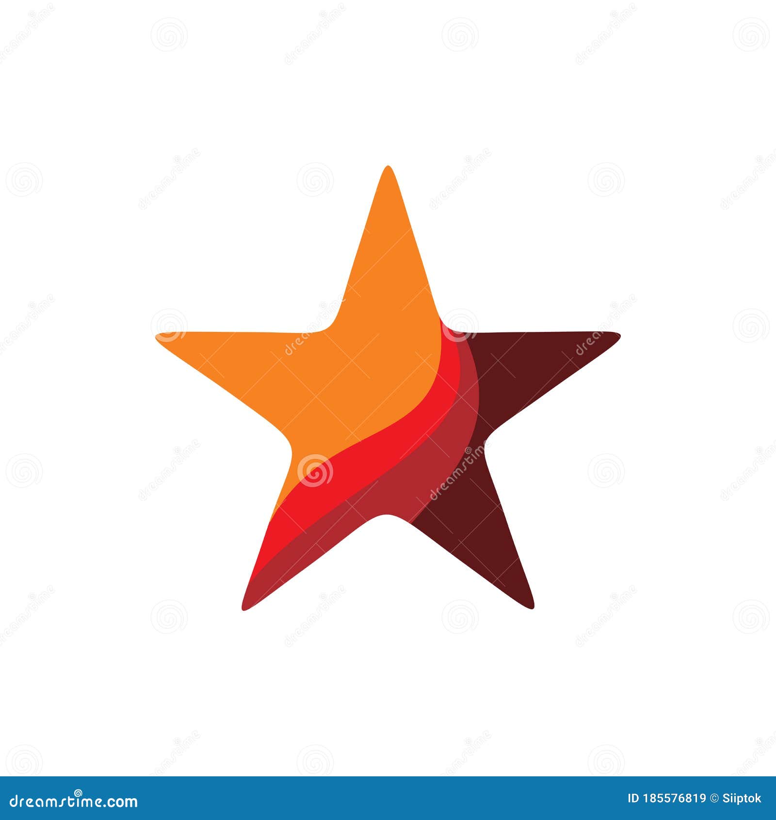 Color Shape Star Ocean Wave Logo Design Stock Vector - Illustration of ...