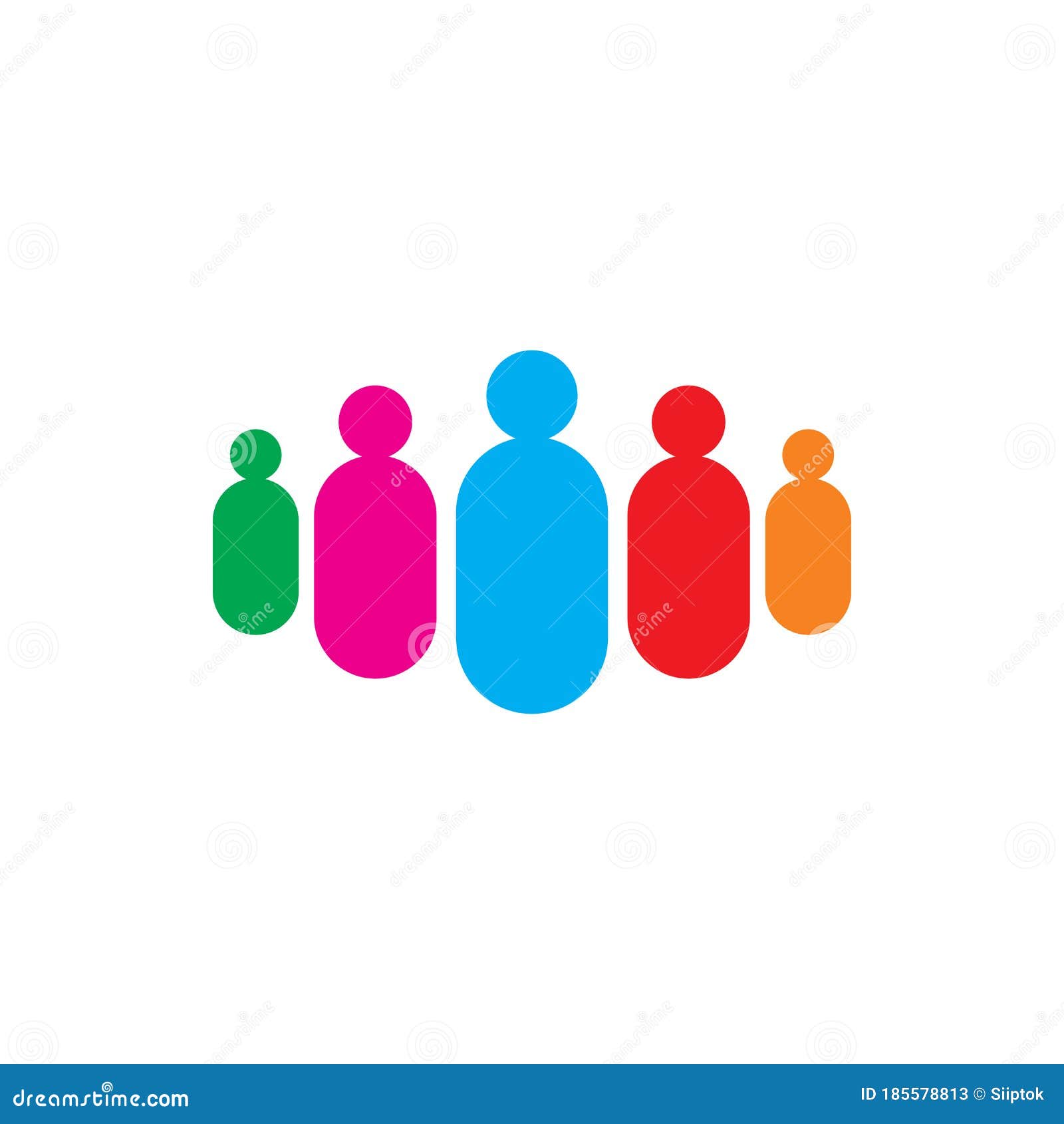 Creative People Group Team Logo Design Stock Vector - Illustration of ...
