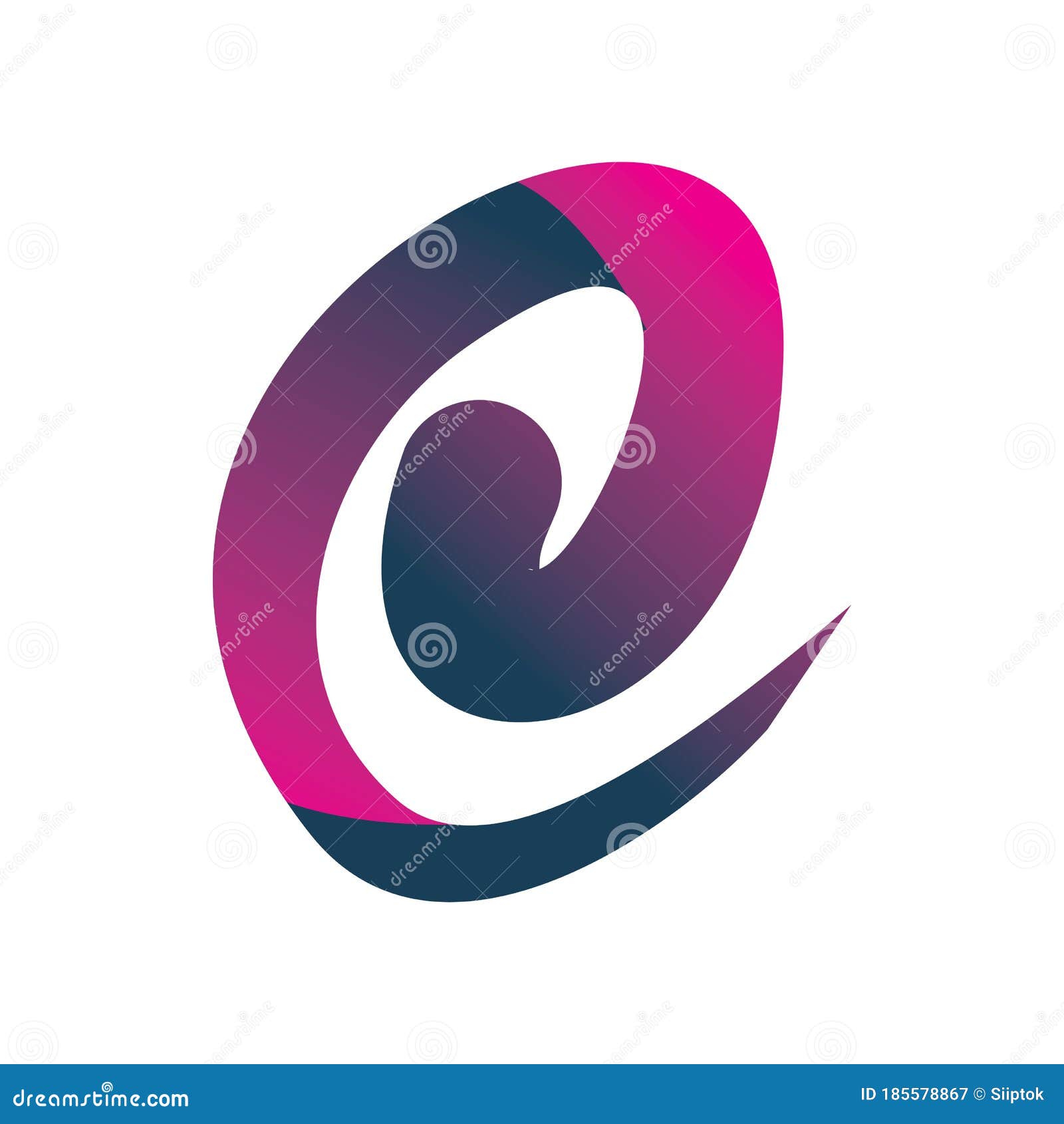 Creative Full Color Font Letter C Logo Design Stock Vector ...