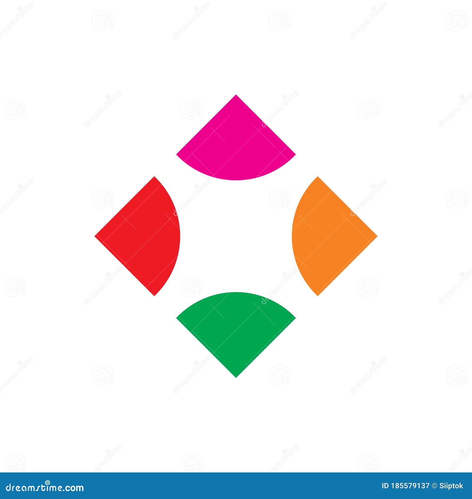 Creative Ful Colo Diamond Letter X Logo Design Stock Vector ...