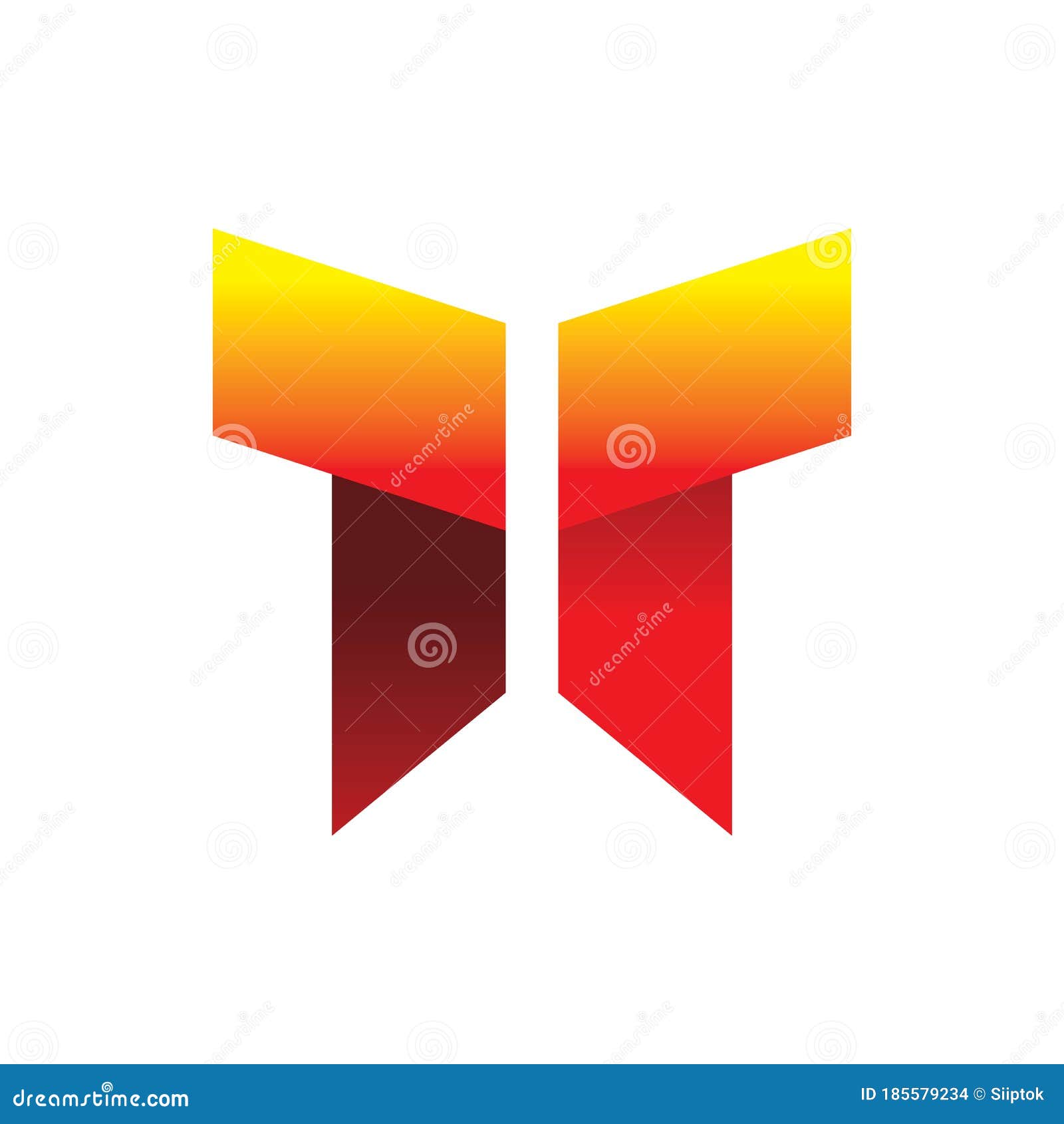 Font Letter Tower Building Full Color Logo Design Stock Vector ...