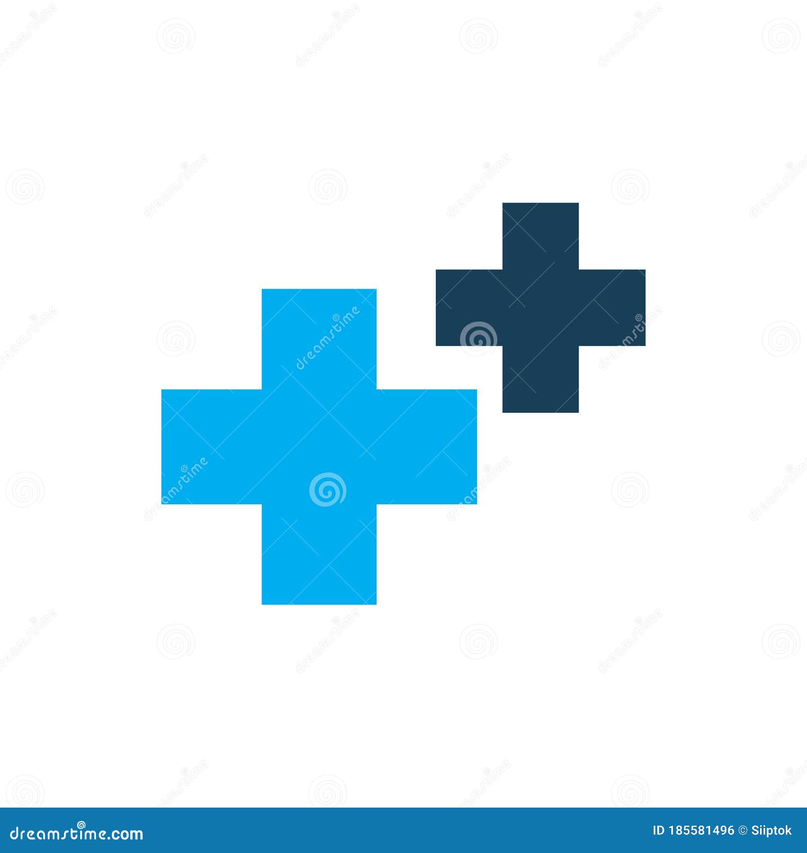 Blue Color Plus Plus Logo Design Stock Vector - Illustration of graphic ...