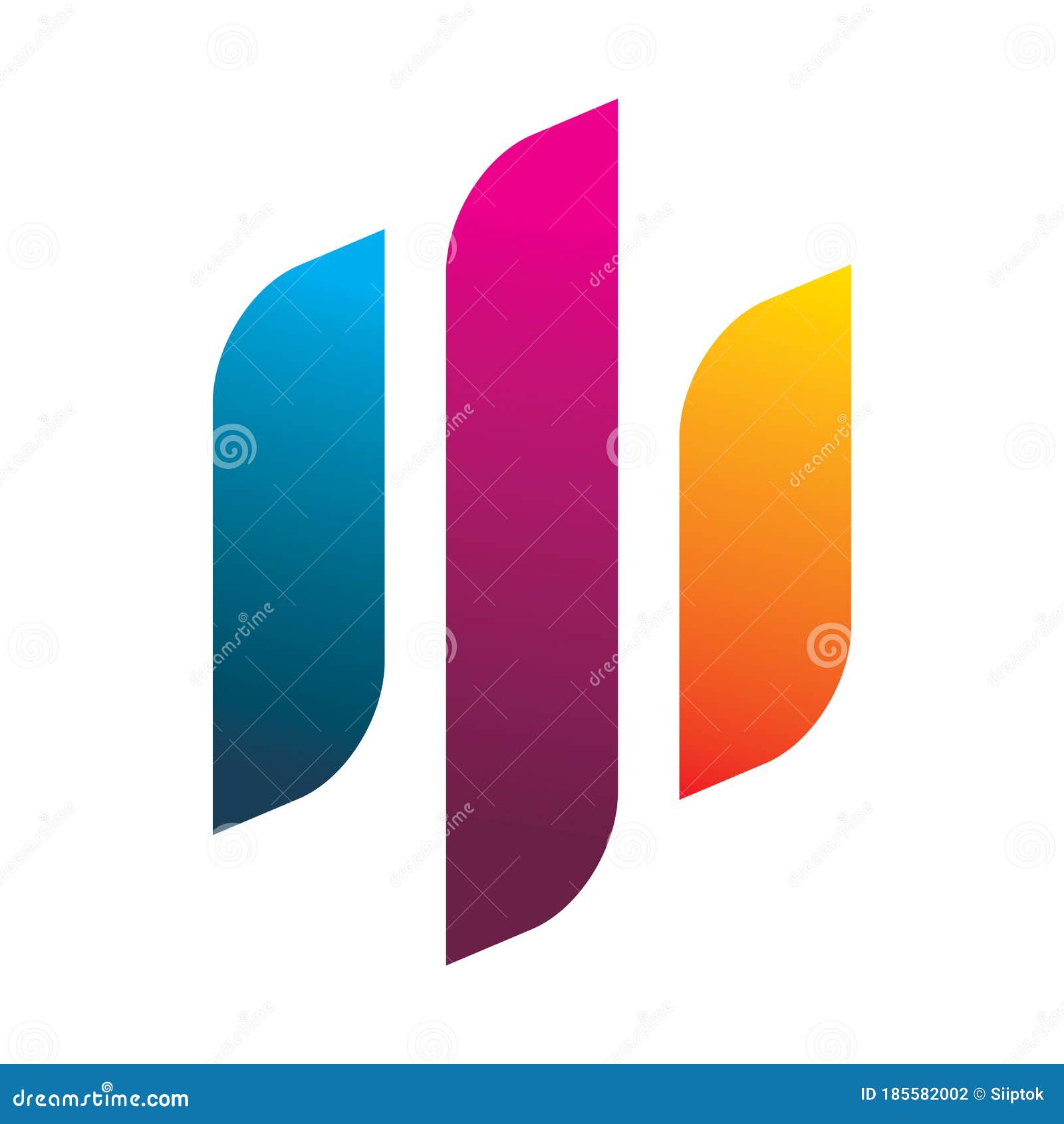 Creative Color Chart Logo Design Stock Vector - Illustration of ...