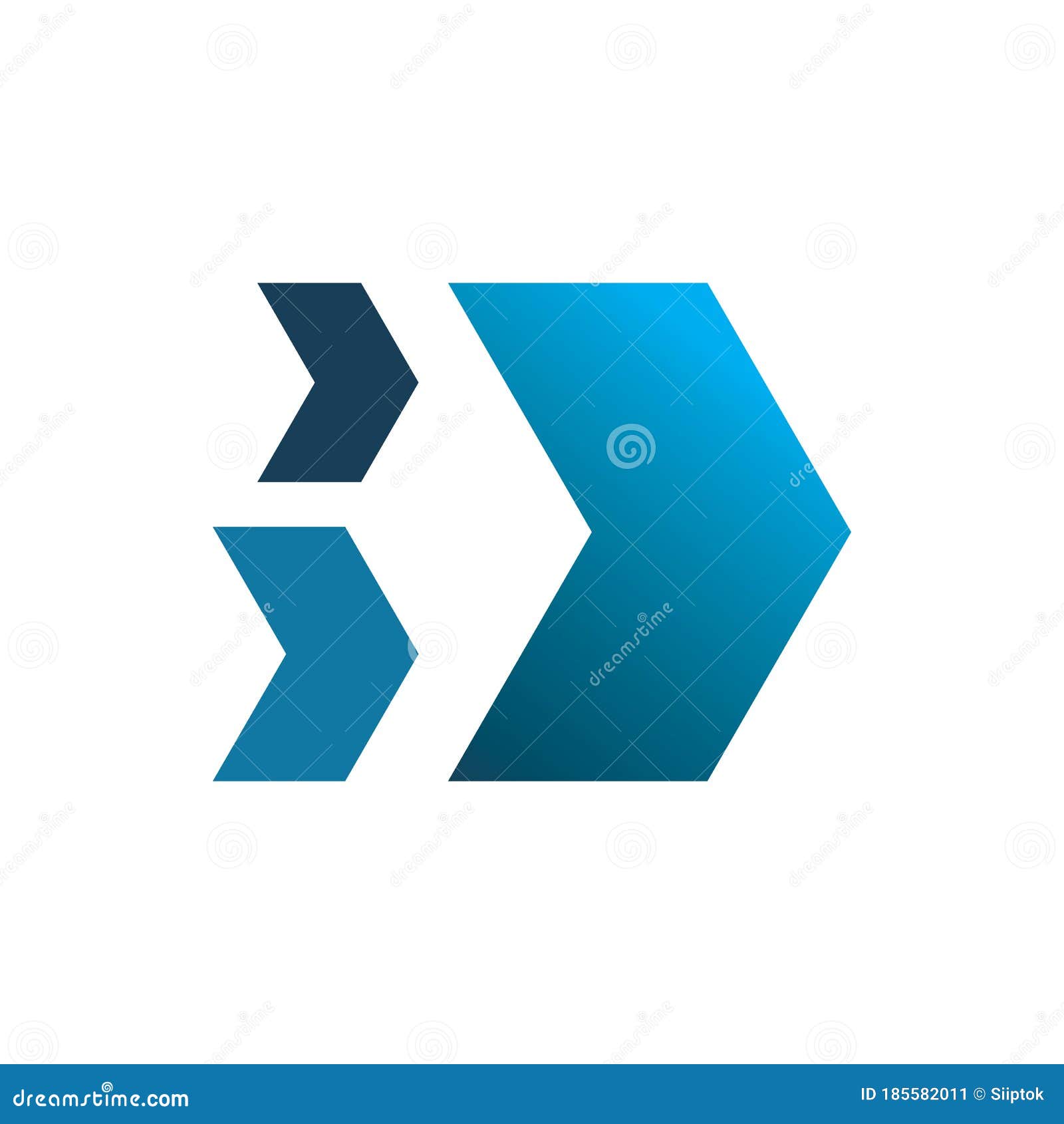 Blue Arrow Group Partner Logo Design Stock Vector - Illustration of ...
