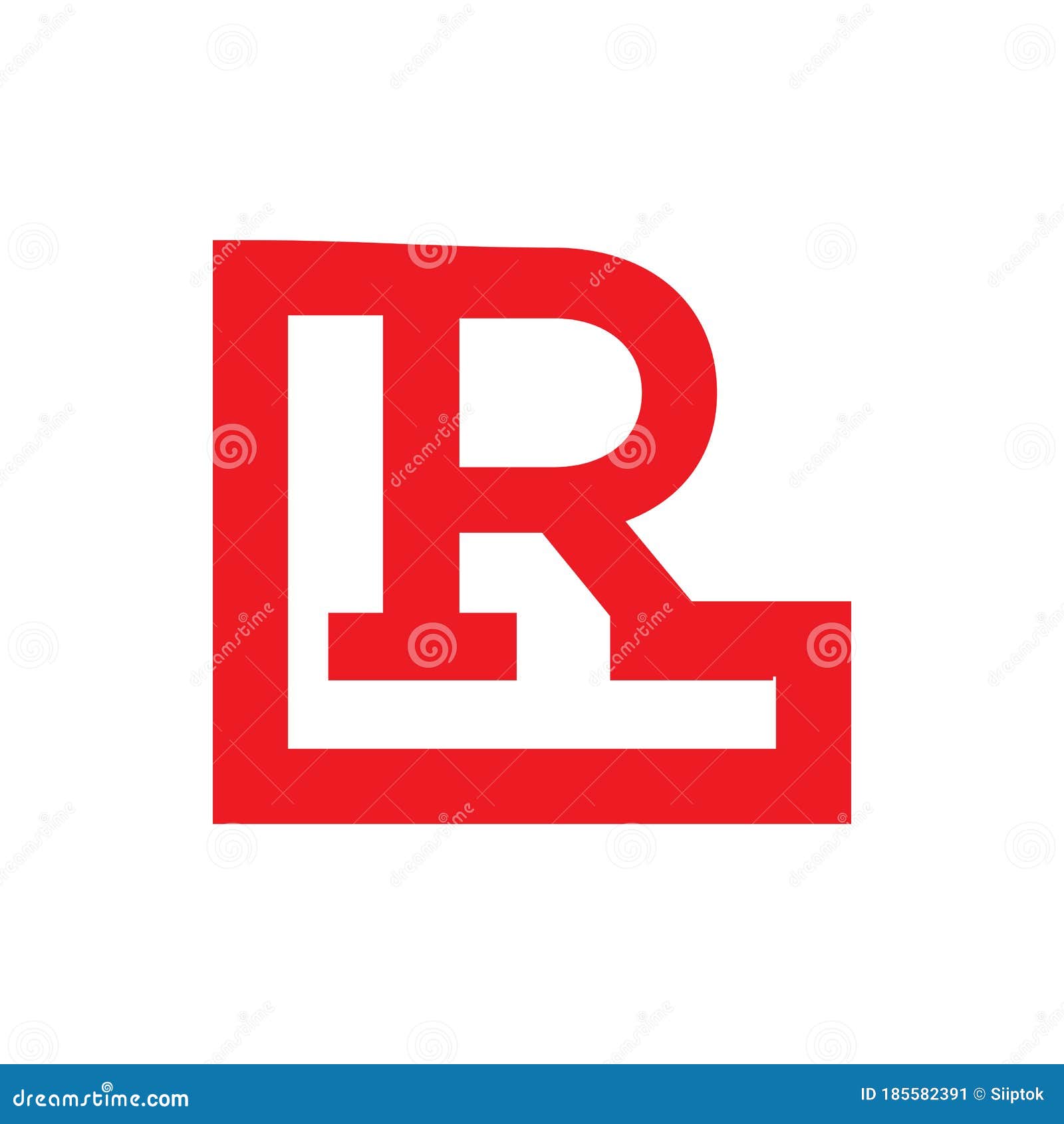 Red Square Letter R Logo Design Stock Vector - Illustration of company ...