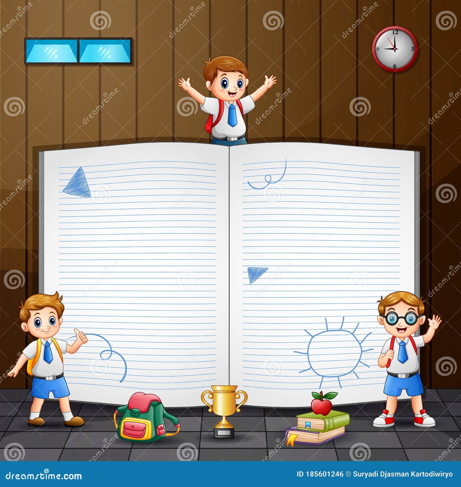 Border Design Girl School Uniform Stock Illustrations – 13 Border ...