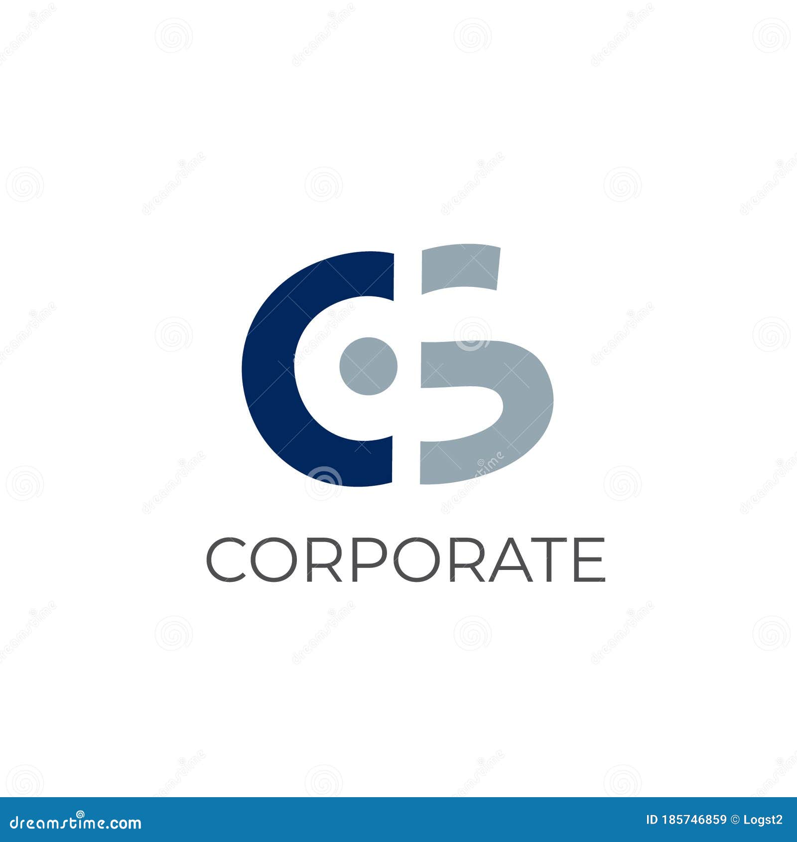 Letters C, S Vector Logo. CS Letters Emblem Stock Vector - Illustration ...