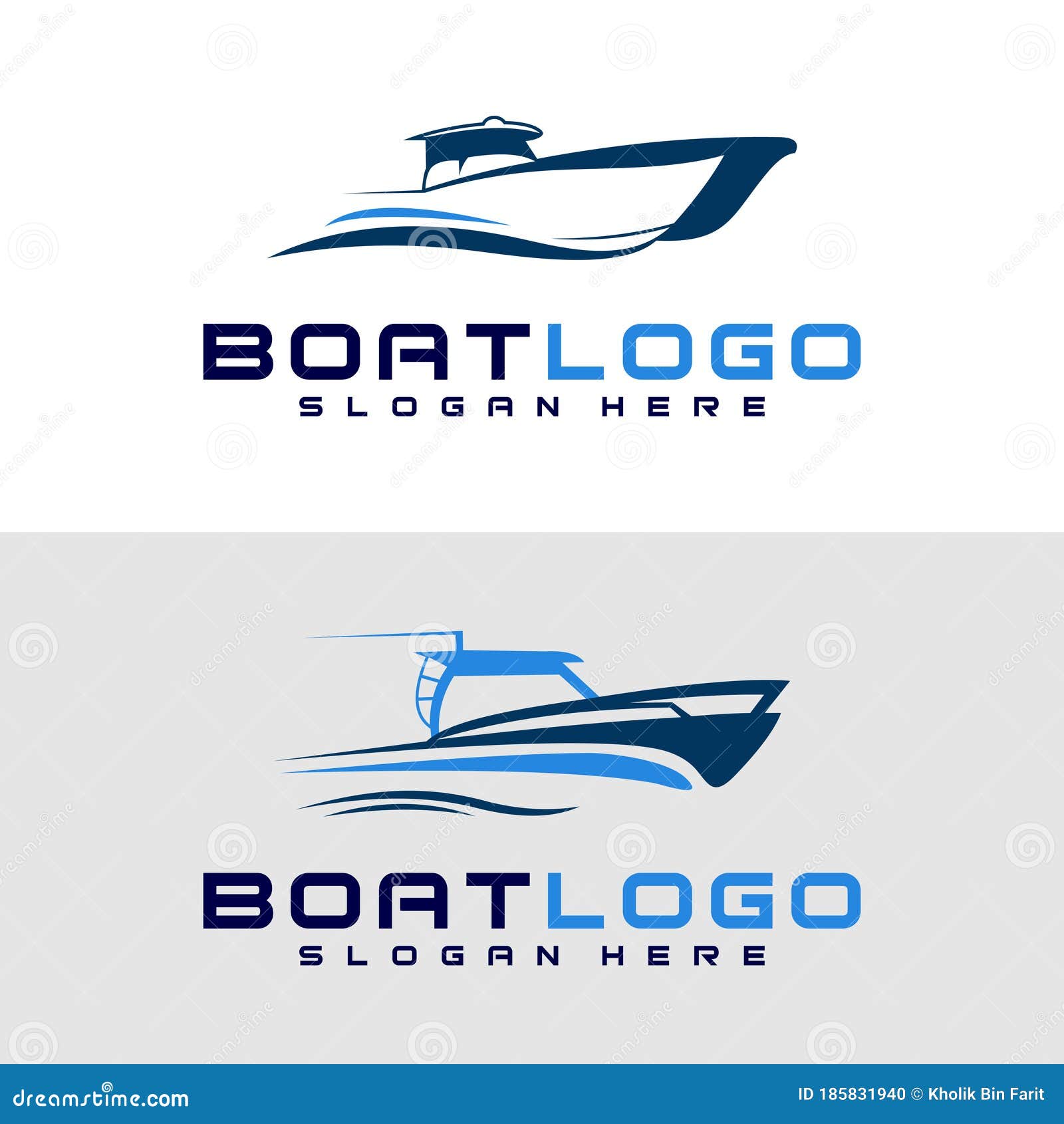 Speed Boat Logo Design Template Stock Vector - Illustration of speed ...