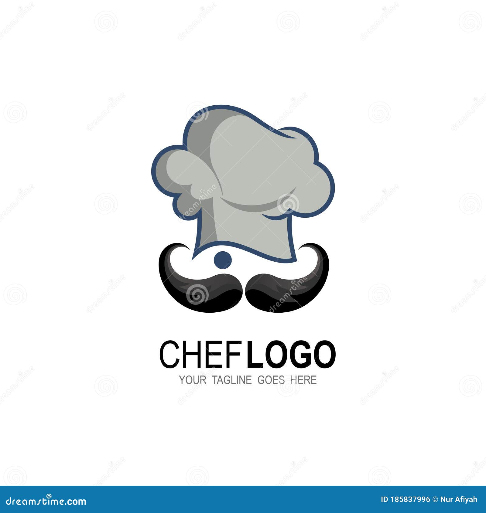 Abstract Vector Chef Logo. Chef Hat Stock Vector - Illustration of ...