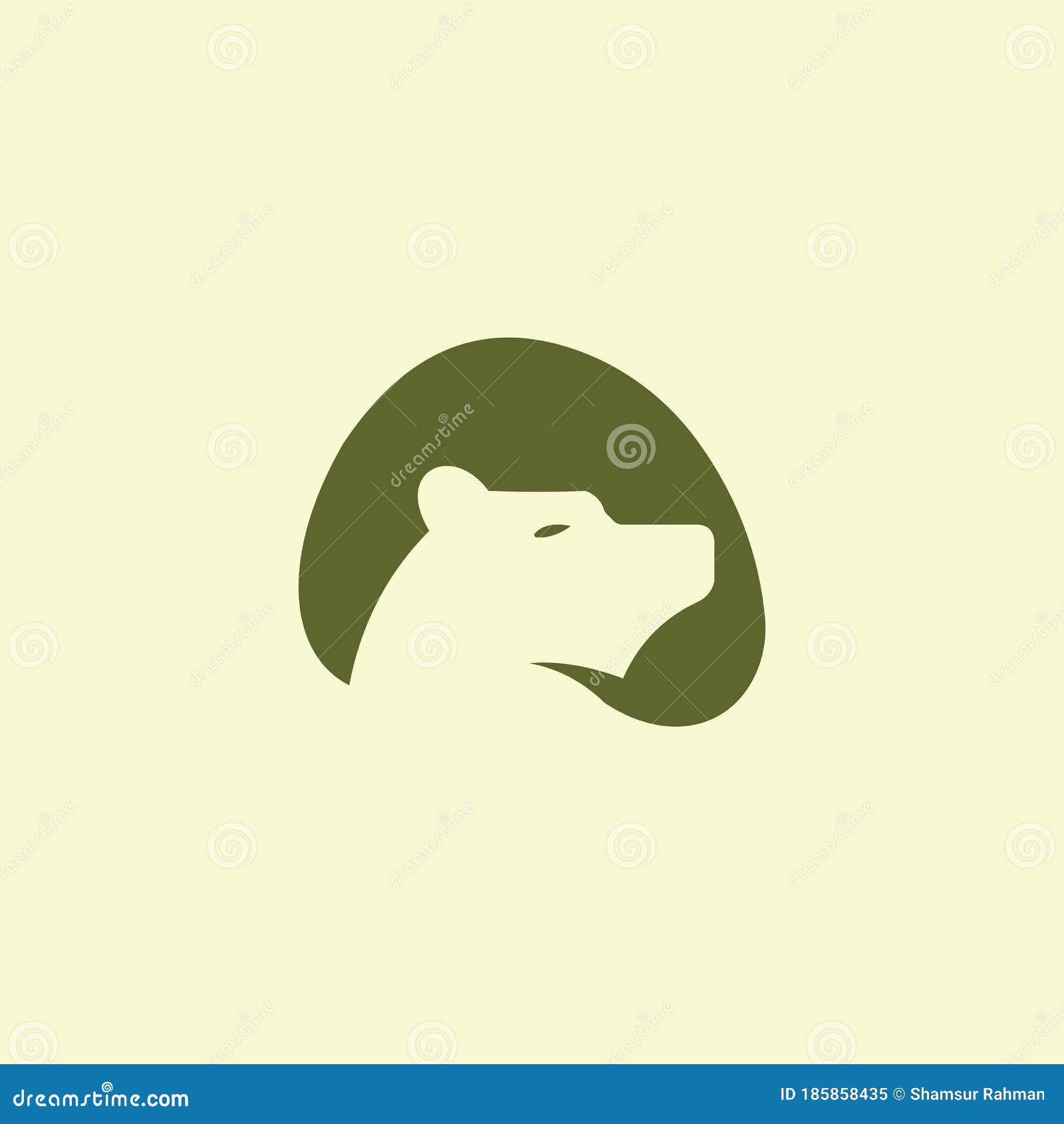 Animal Bears Design Logo Template Stock Vector - Illustration of bears ...