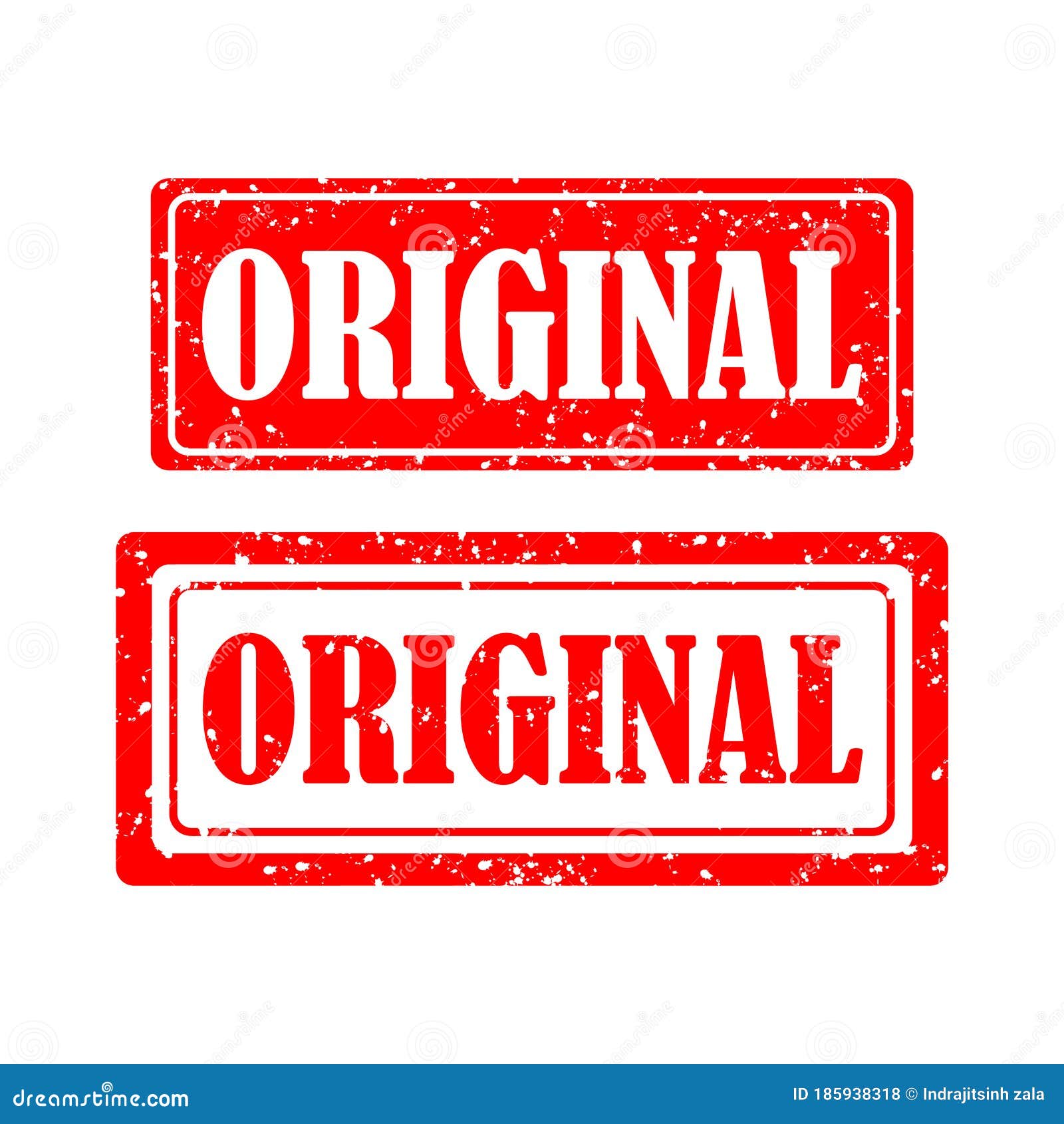 Original Rubber Stamp. Original Stamp Seal â€“ Vector Stock Vector ...