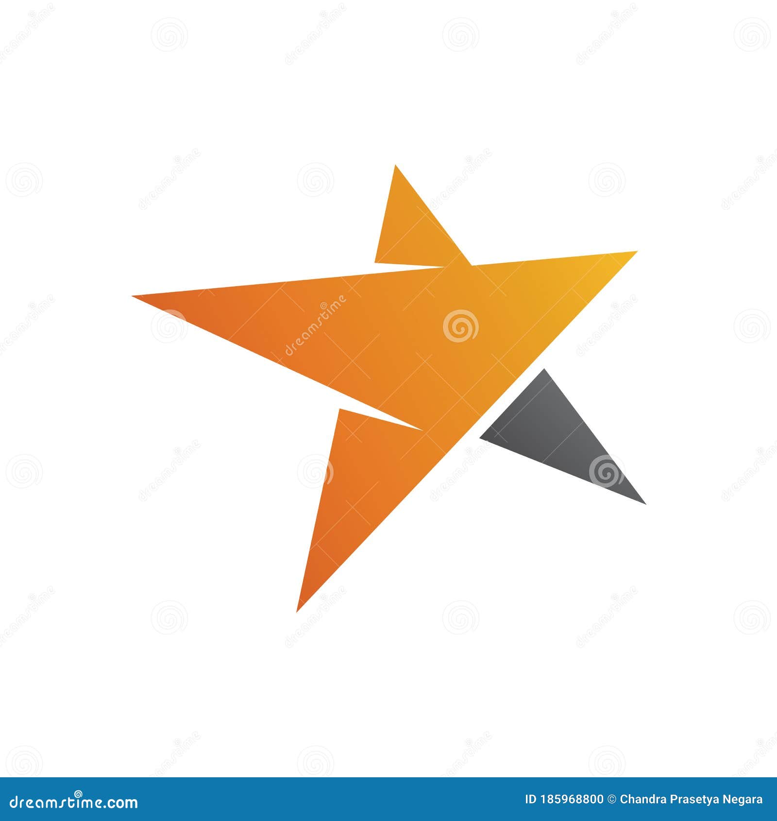 Star Geometric Abstract Logo Template Stock Vector - Illustration of ...