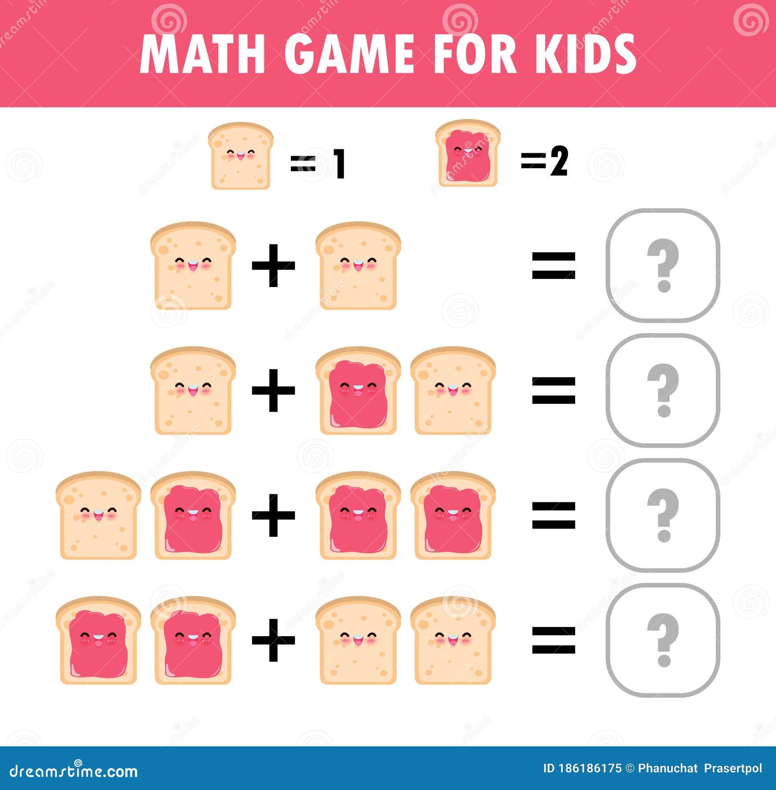 Mathematics Educational Game for Children Learning Counting, Addition ...