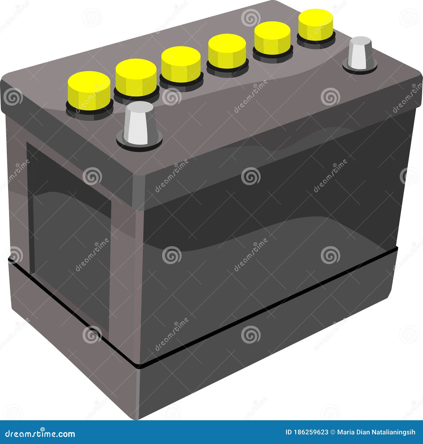 Accu Electric Acid Battery Doodle Icon. Sign Symbol For Vehicle Concept ...