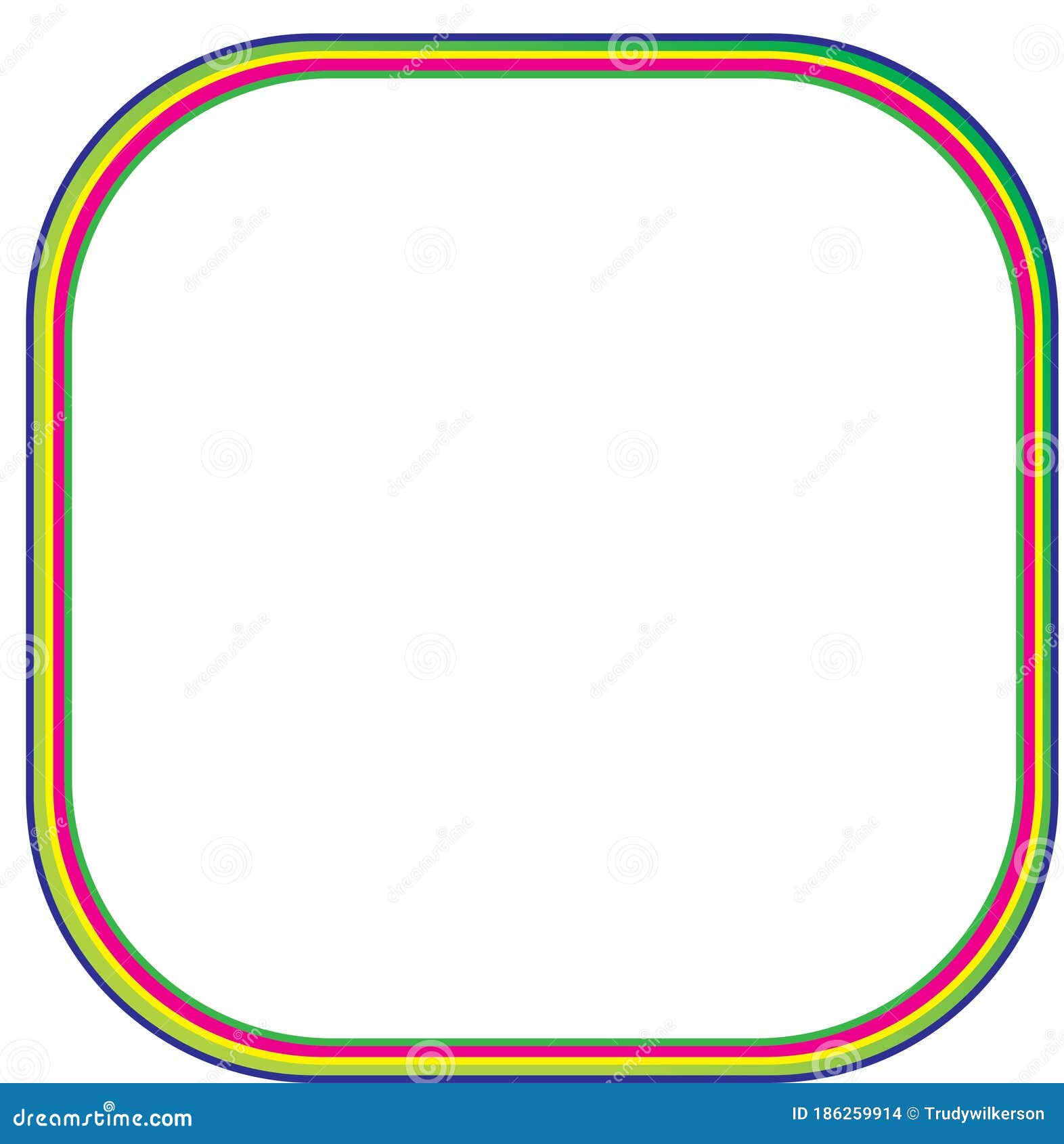 Simple Color Border Clipart