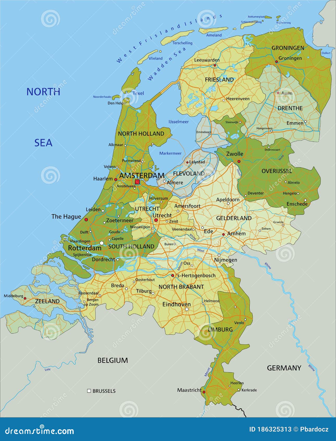 Highly Detailed Editable Political Map with Separated Layers ...