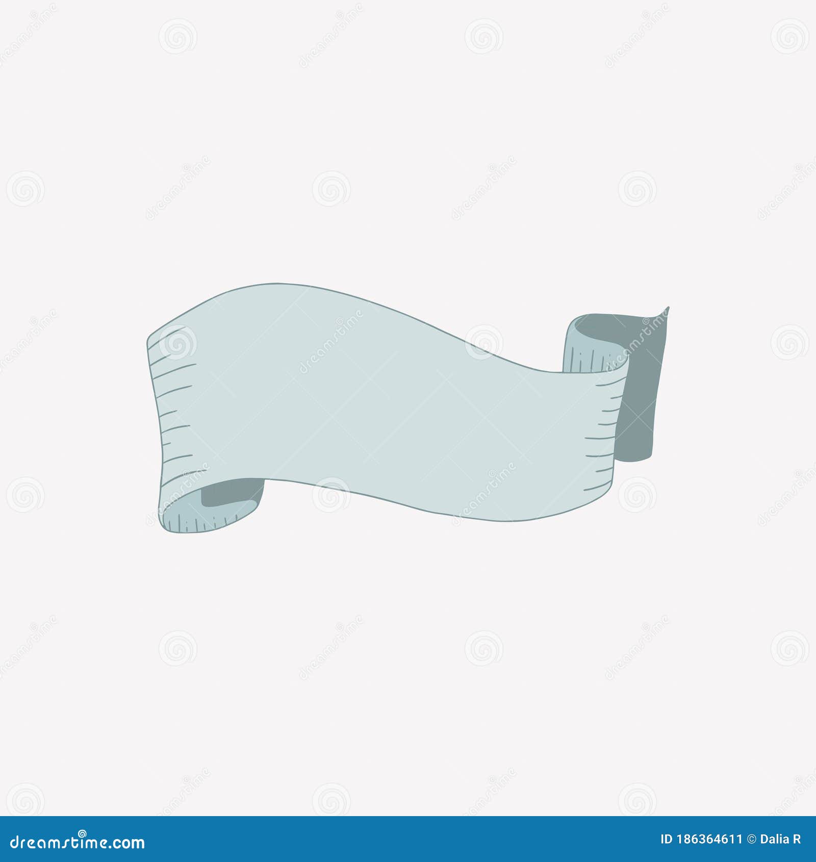 Vintage trendy ribbon. stock vector. Illustration of abstract - 186364611