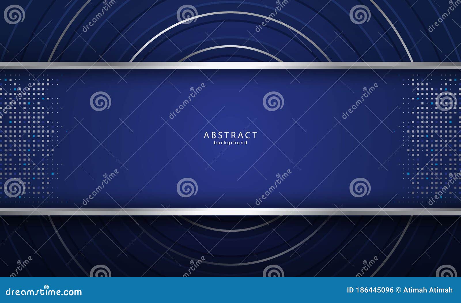 Realistic Abstract Background with Silver and Navy Blue Color Stock ...