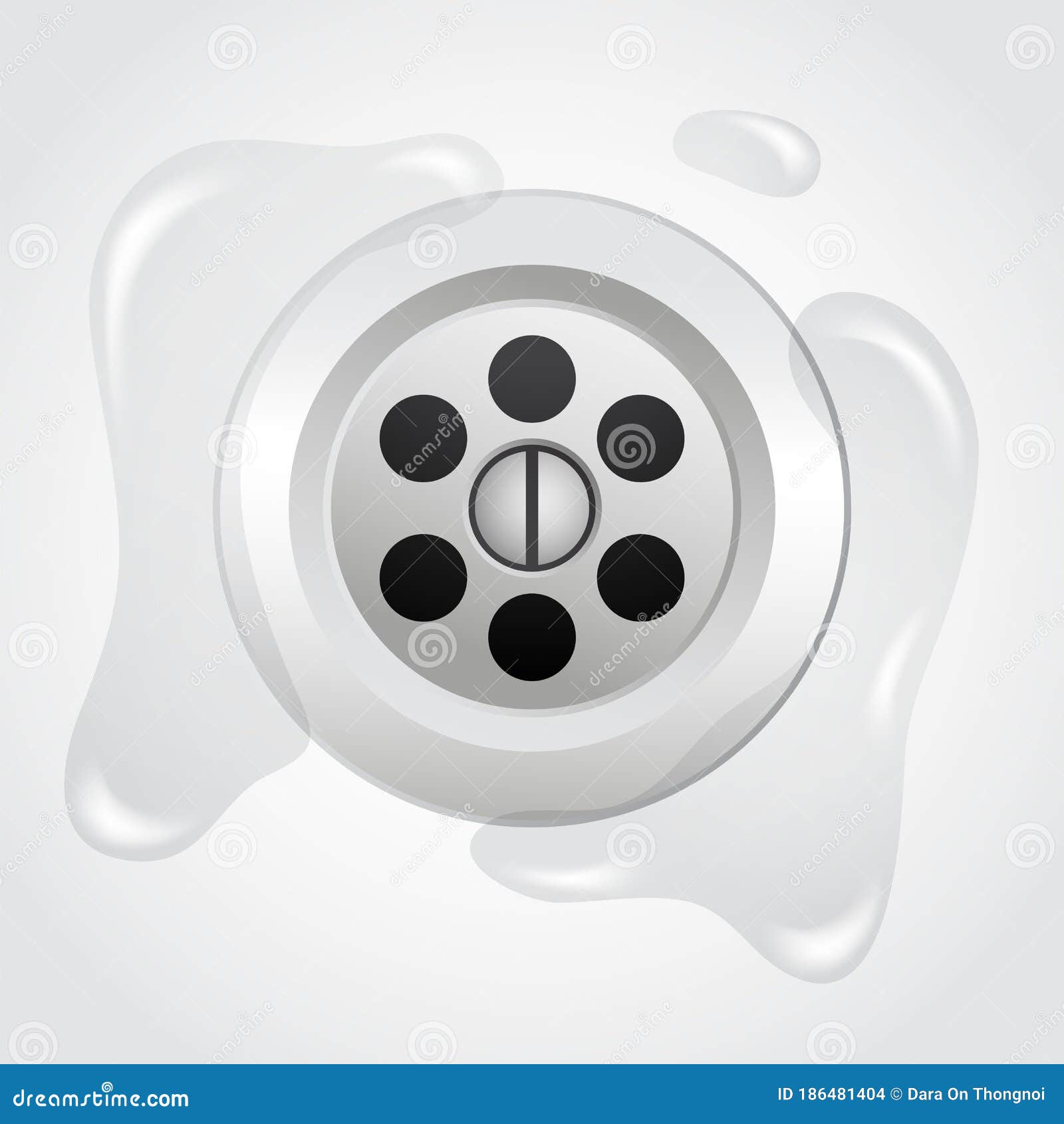 Sink Drain Riser Icon Vector Illustration | CartoonDealer.com #317252362