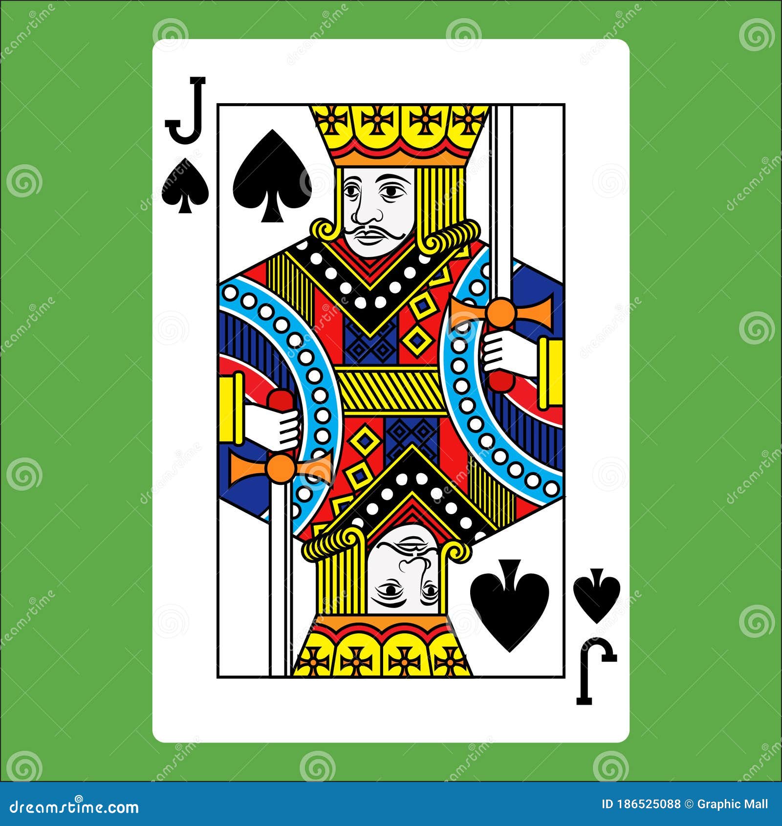 Playing Poker Card Jack Icon Image. Stock Vector - Illustration of ...