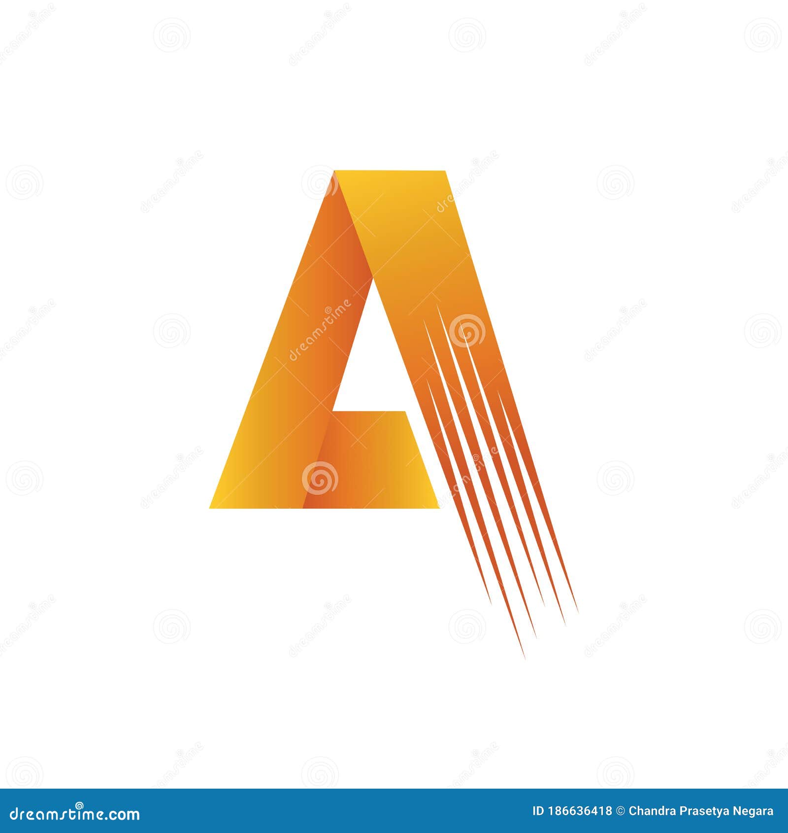 Fast Letter a Logo in Vector Design Stock Vector - Illustration of ...