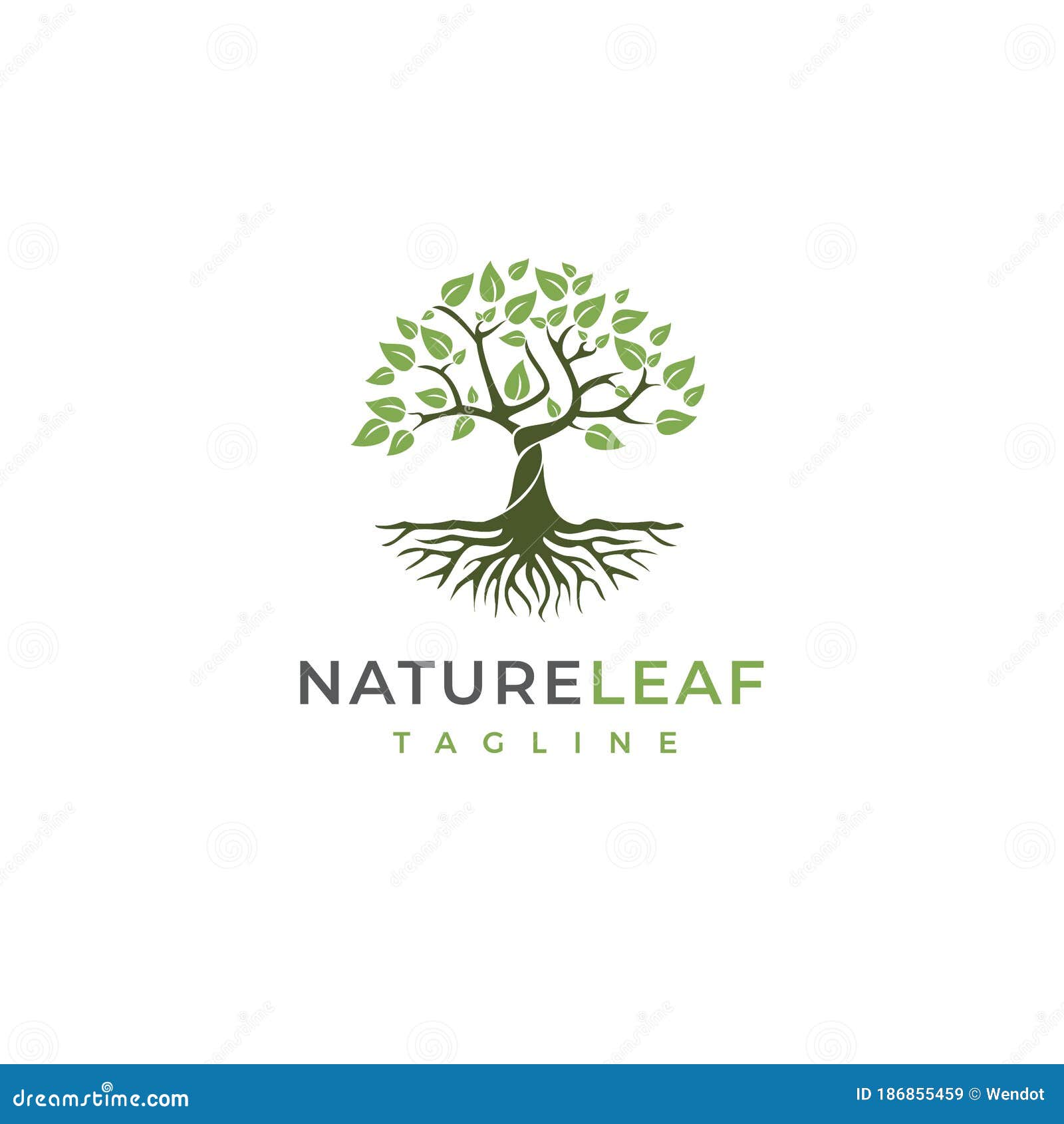 Tree Man Logo Cartoon Vector | CartoonDealer.com #40134577