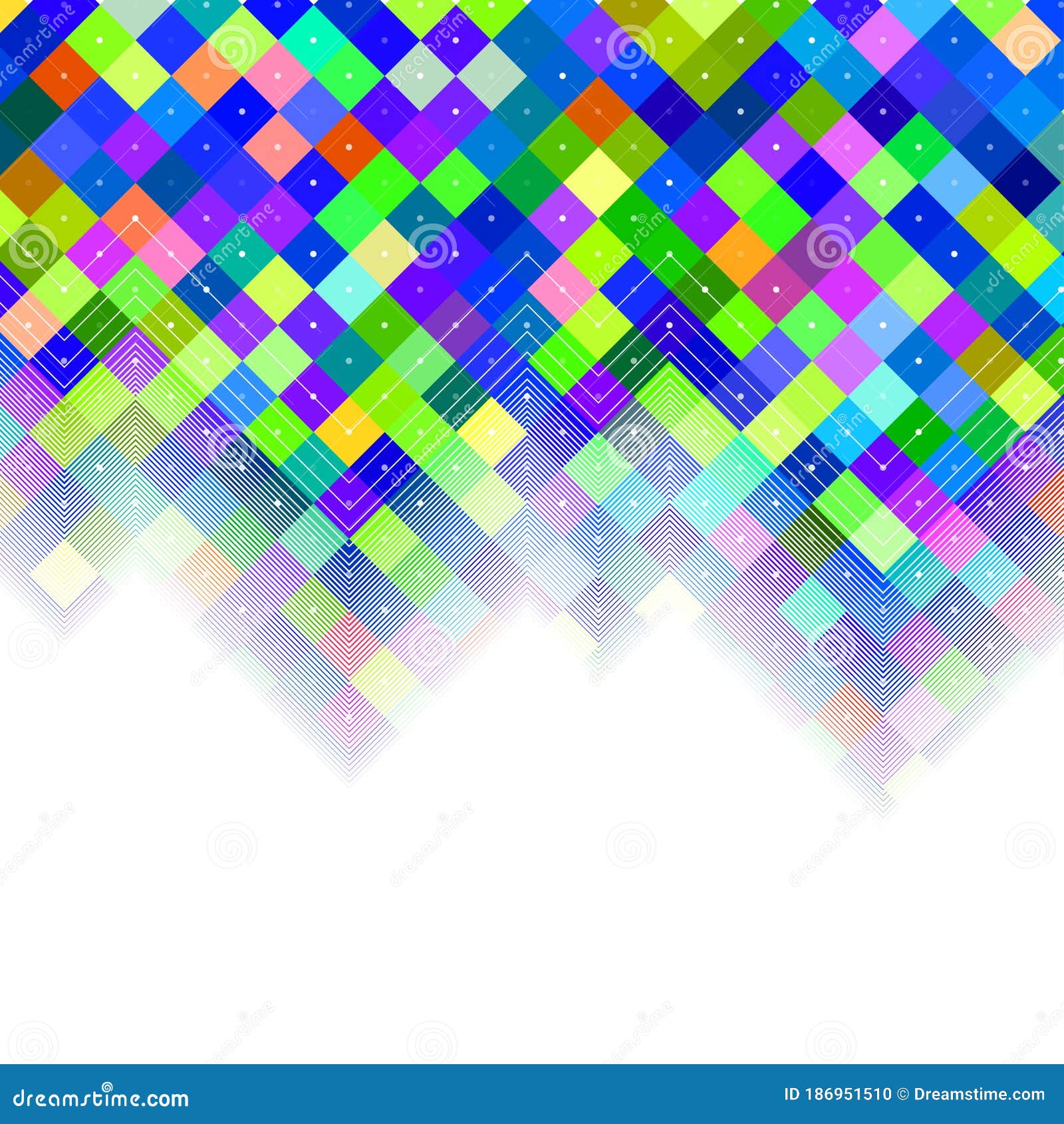 Colorful Pixel 80s Style Backdrop Stock Illustration - Illustration of ...