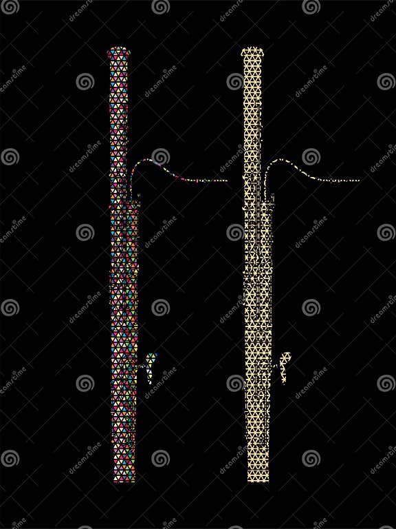 Bassoon Instrument Cartoon Music Graphic Vector Stock Vector ...