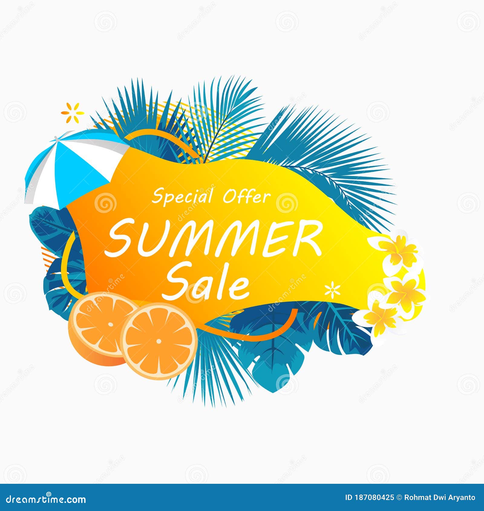 Special Offer Summer Sale Poster Promotion and Advertisement Stock ...