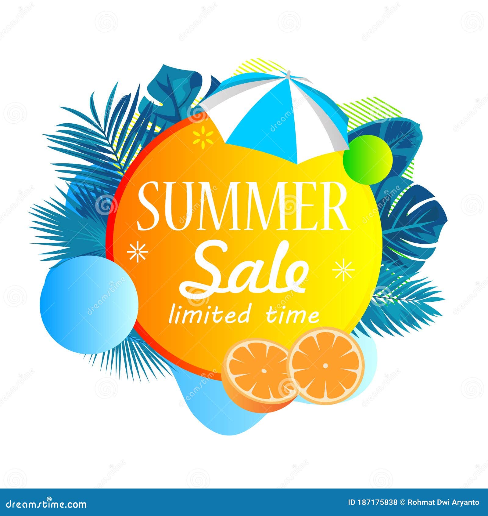 Banner Promotion and Advertisement Summer Sale Limited Time Stock ...