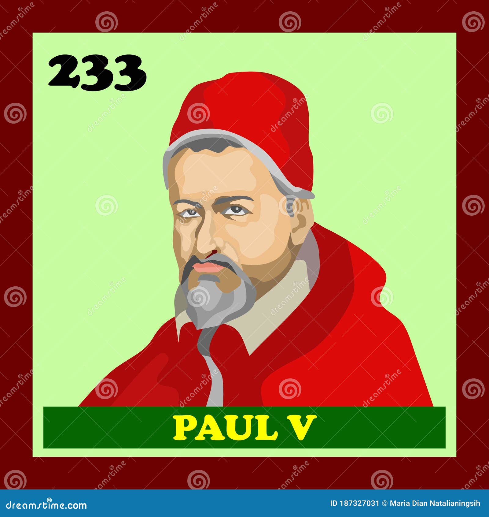 233th Rome Pope Paul V editorial photo. Illustration of church - 187327031