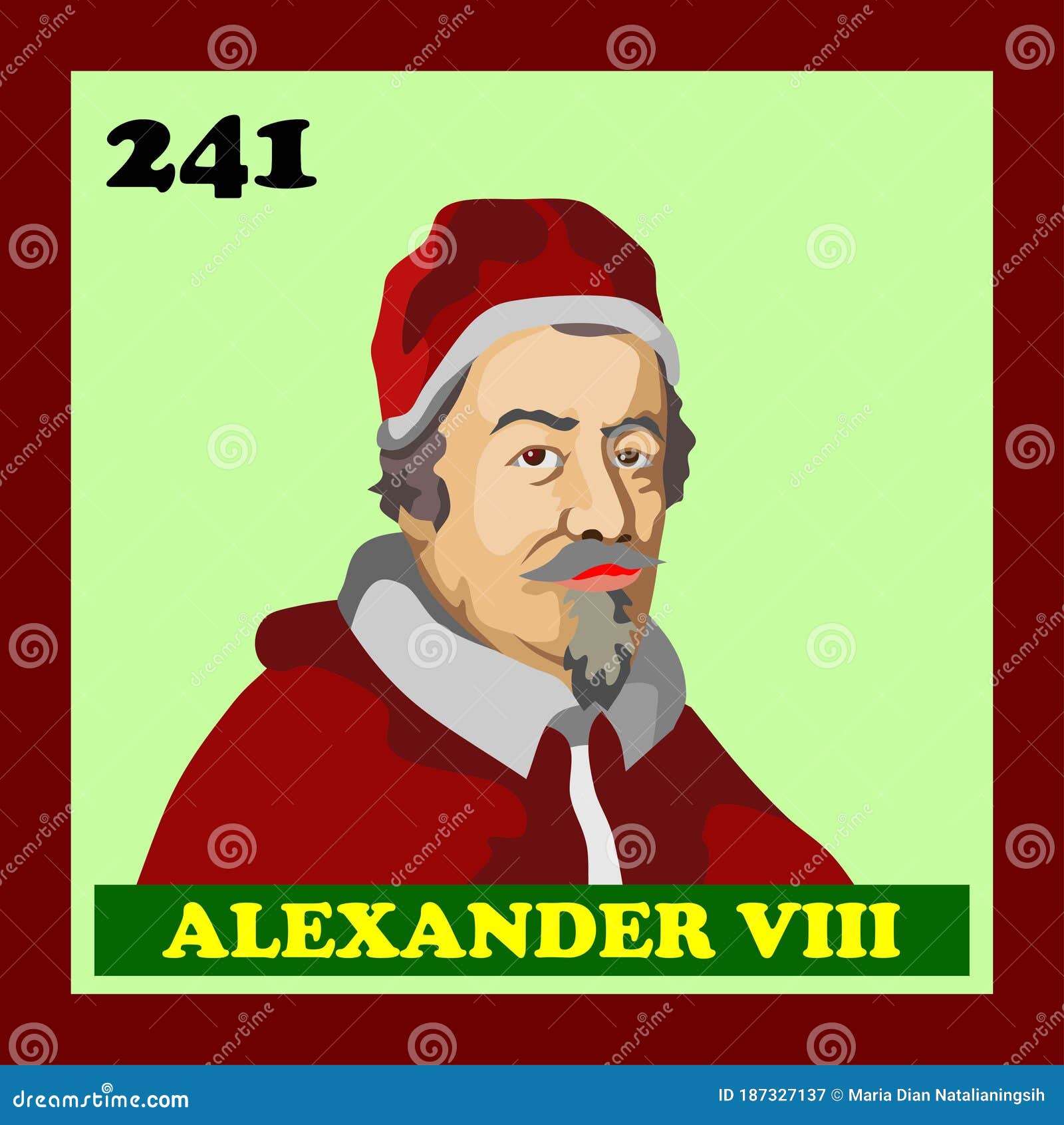 241st Rome Pope Alexander VIII Editorial Photography - Illustration of ...
