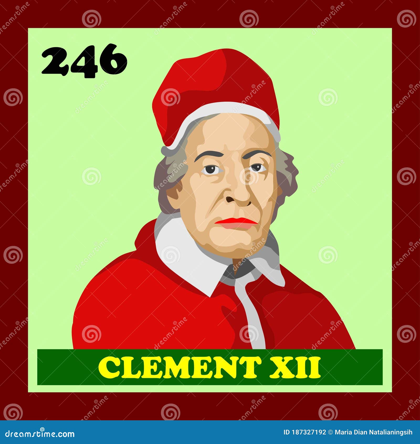 246th Rome Pope Clement XII Editorial Photography - Illustration of ...