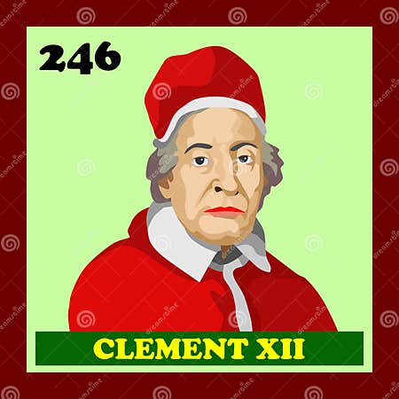 246th Rome Pope Clement XII Editorial Photography - Illustration of ...