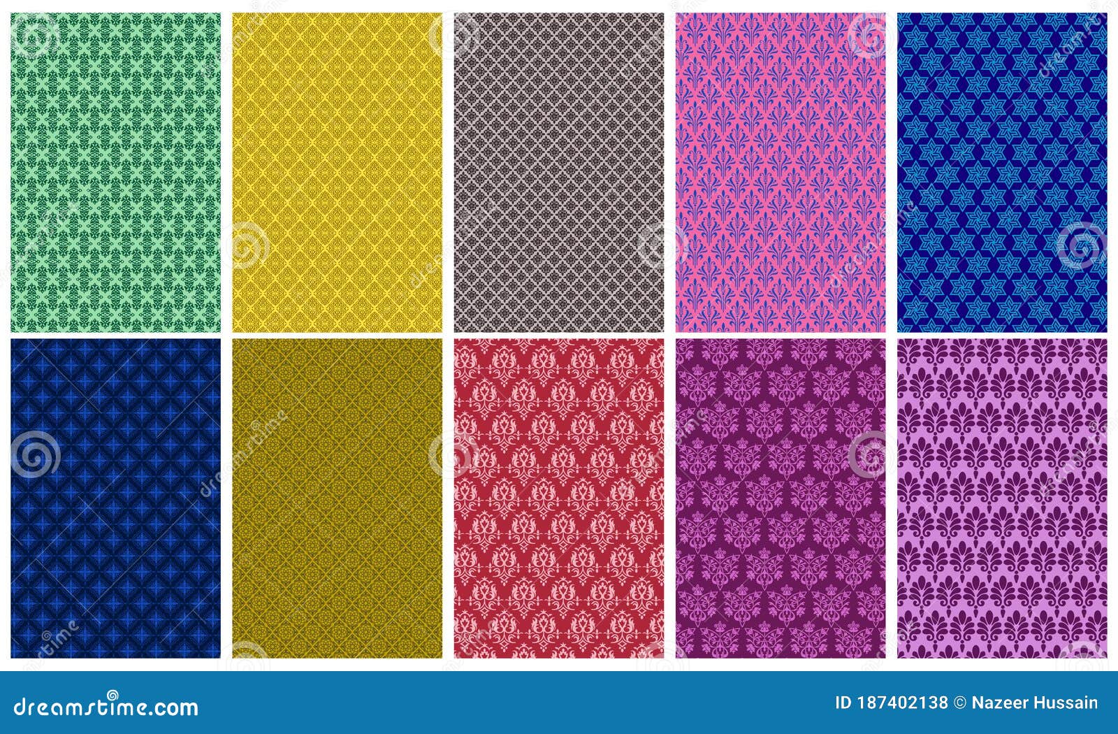 Patterns and Textures Templates Vector Editorial Stock Photo ...