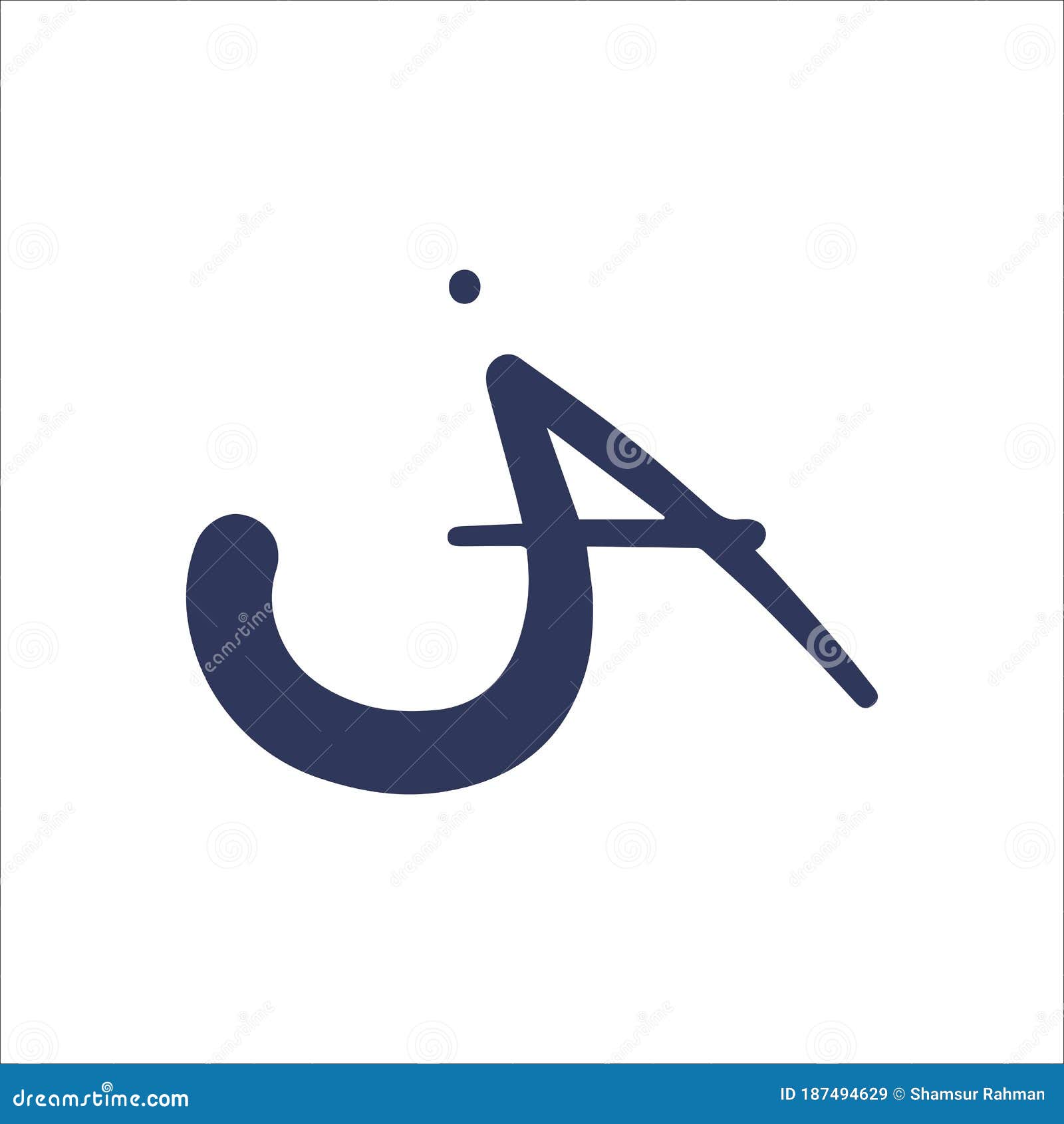 Initial Letter Ja Logo or Aj Logo Vector Design Template Stock Vector ...