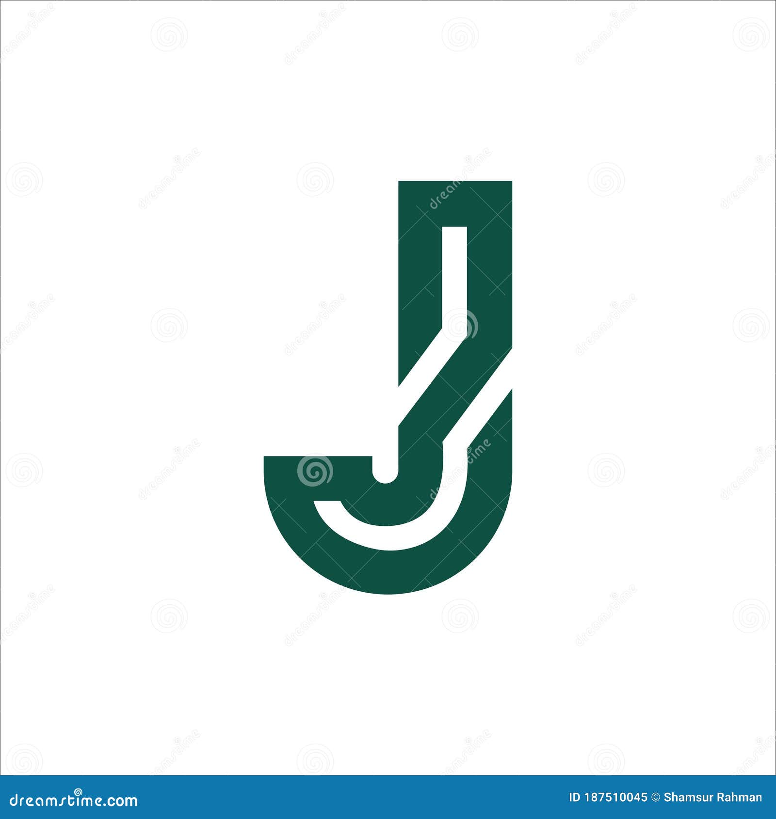 Initial Letter Jj Logo or J Logo Vector Design Template Stock Vector ...