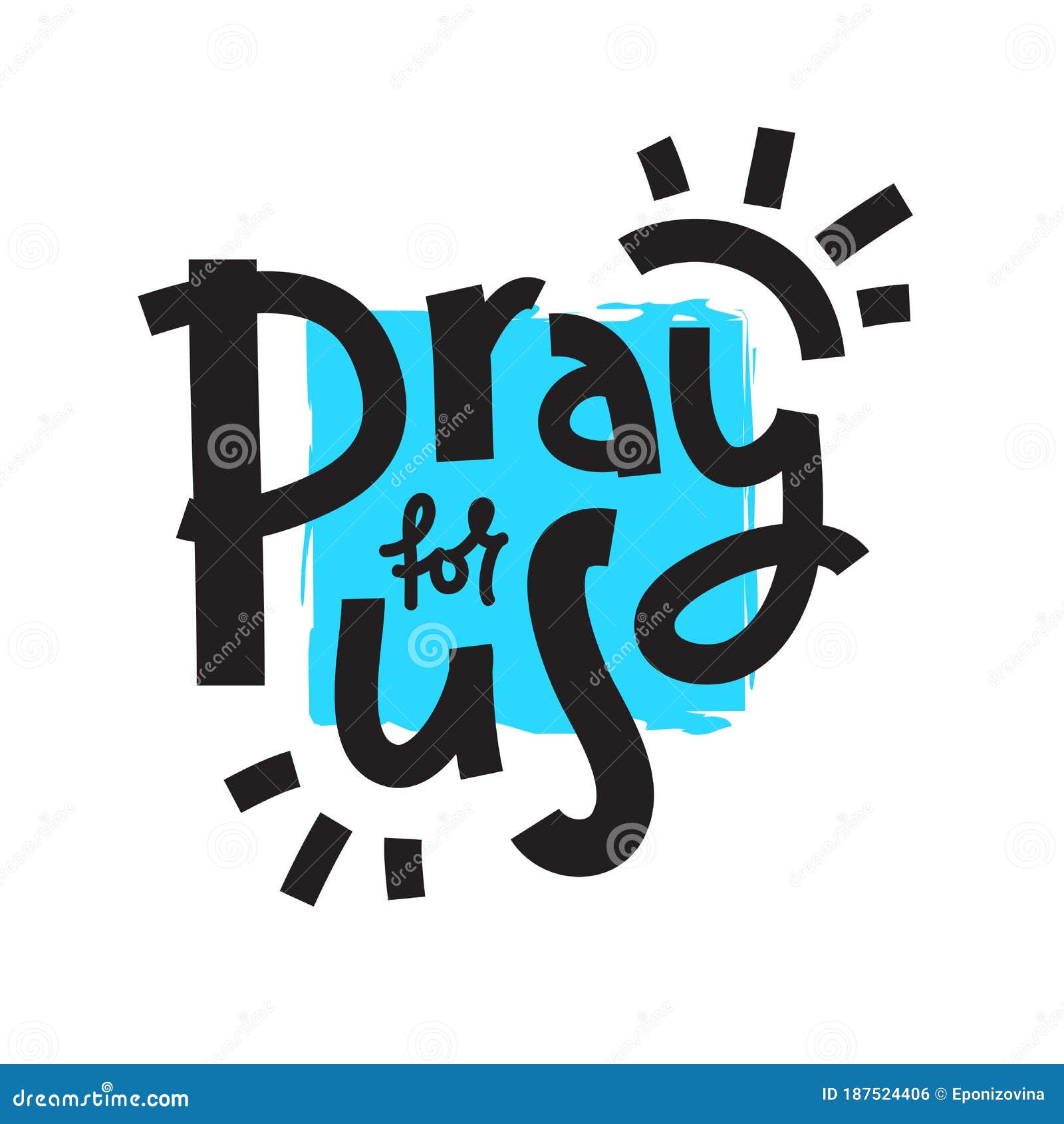 Pray for Us - Simple Inspire and Motivational Religious Quote. Stock ...