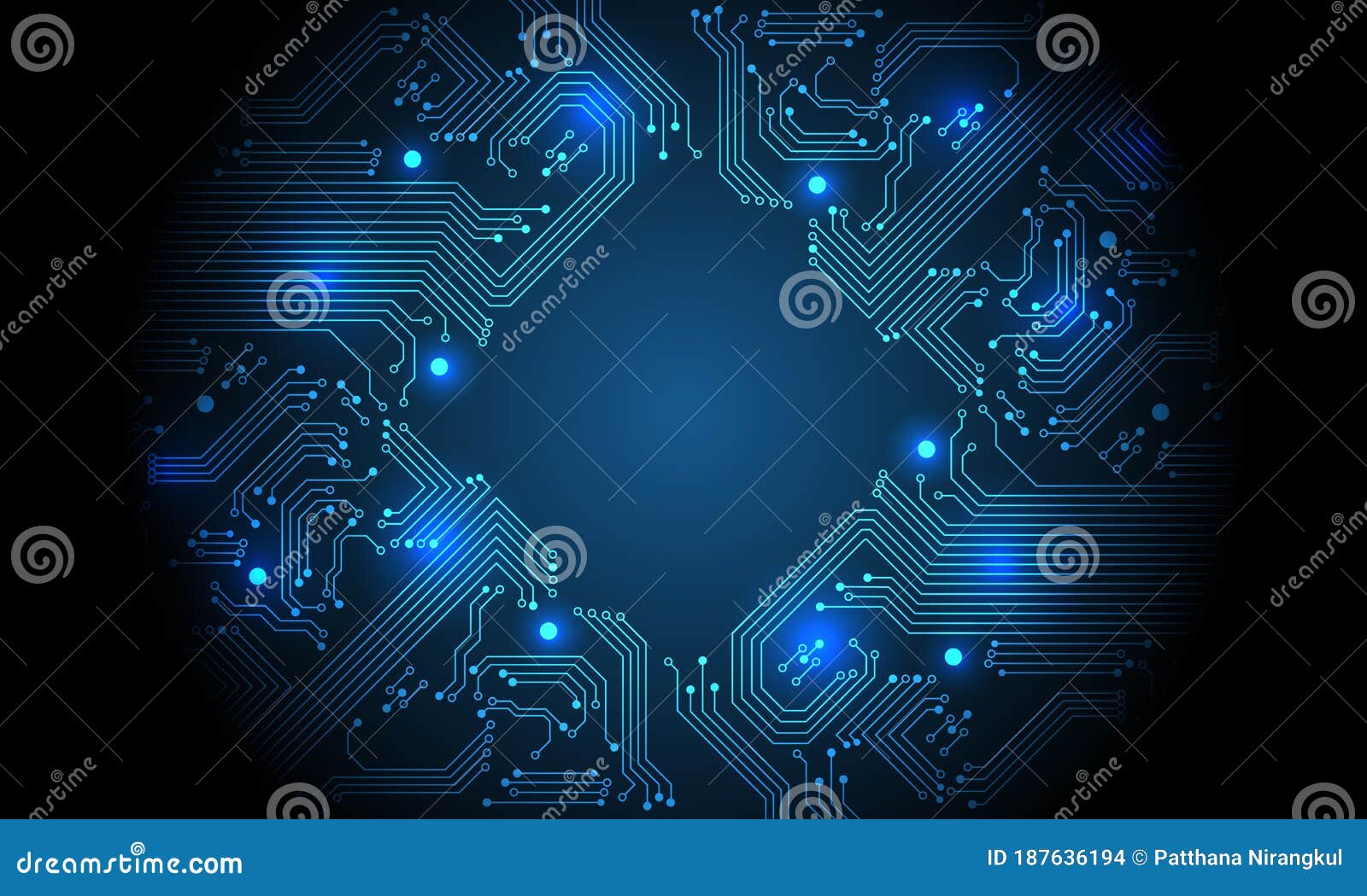 Set Of Computer Futuristic Infographic Elements Tech Abstract ...