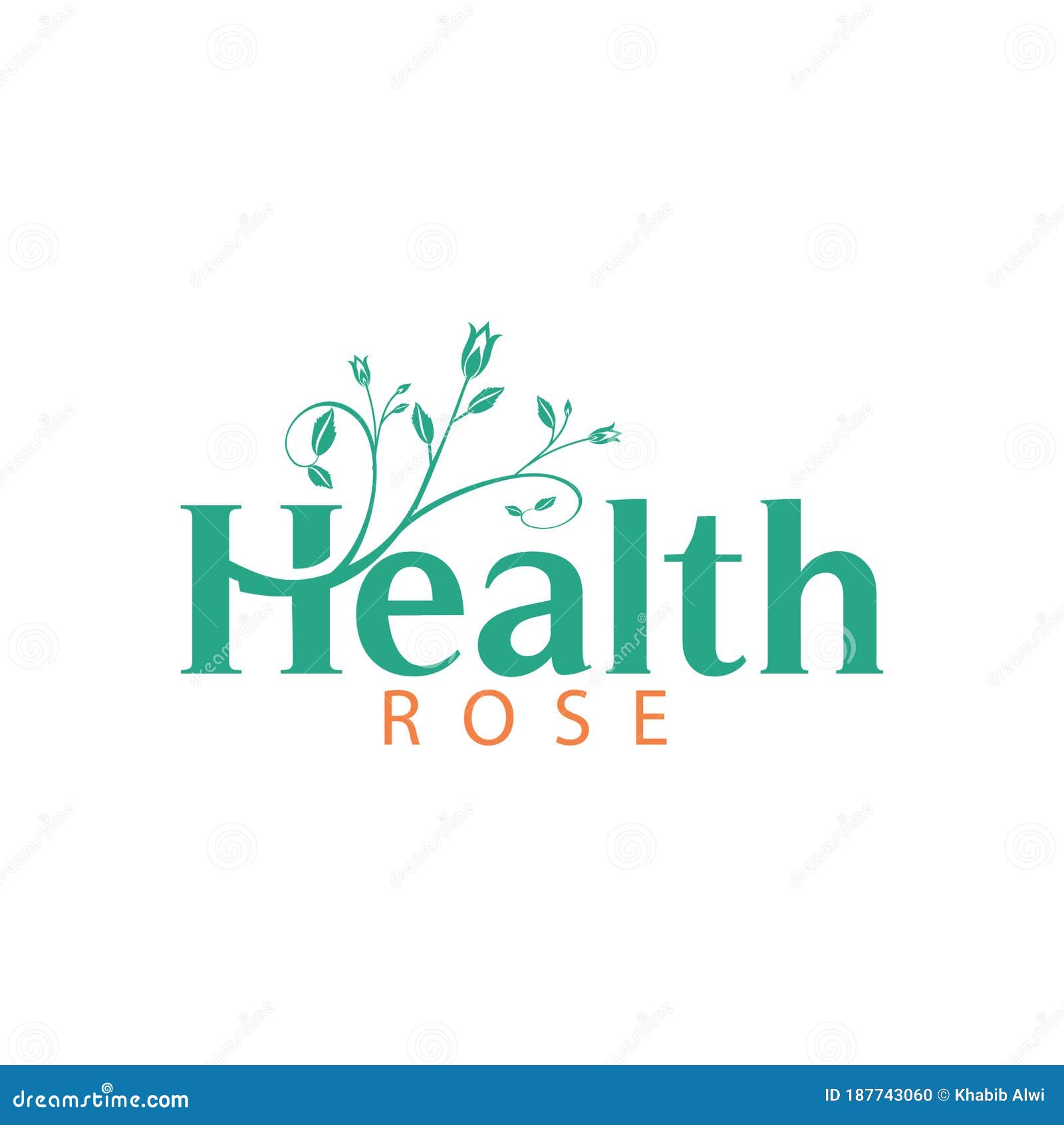 Health Rose Exclusive Logo Design Stock Vector - Illustration of ...