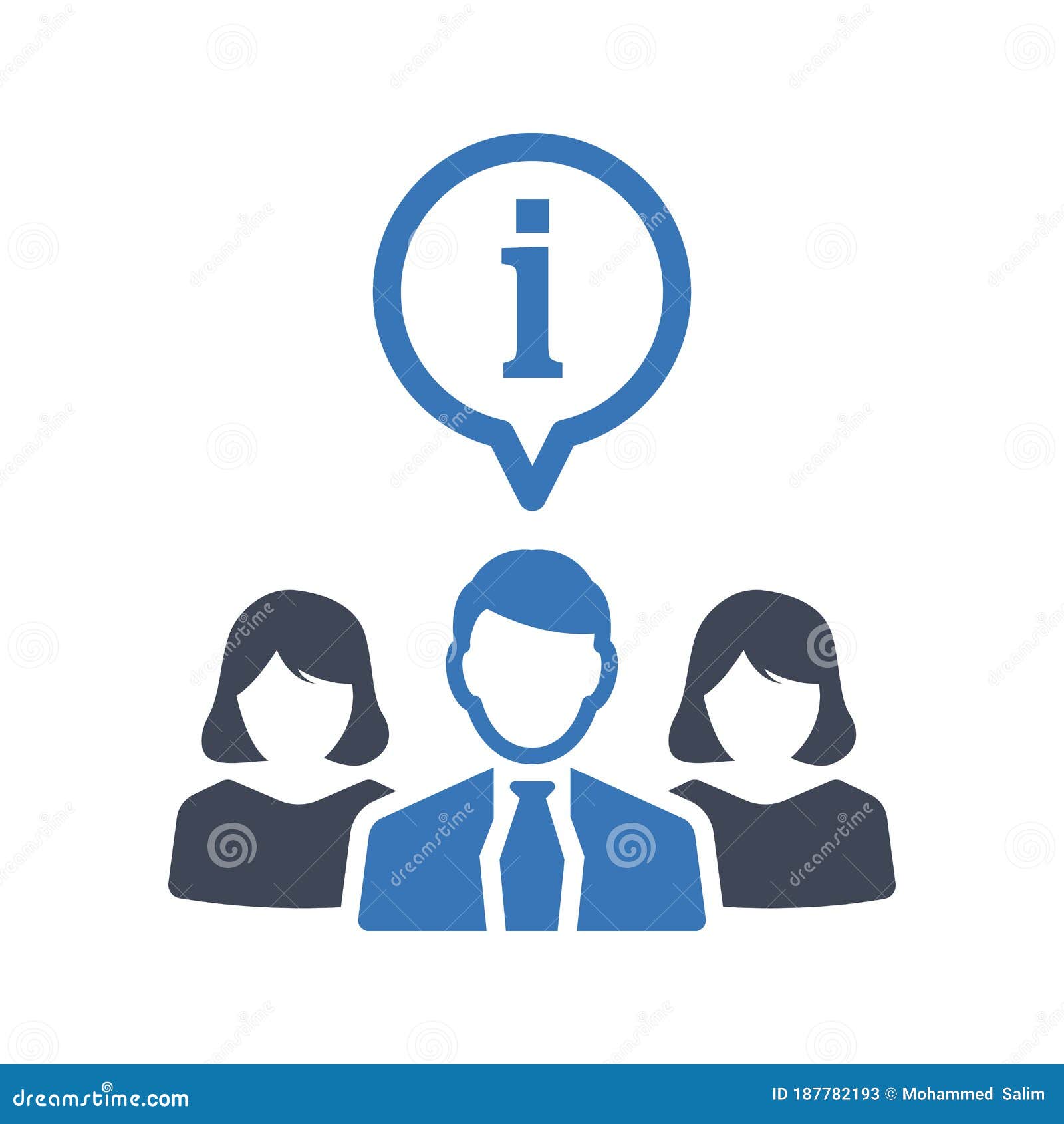 Business Information Icon Vector Graphics Stock Vector - Illustration ...