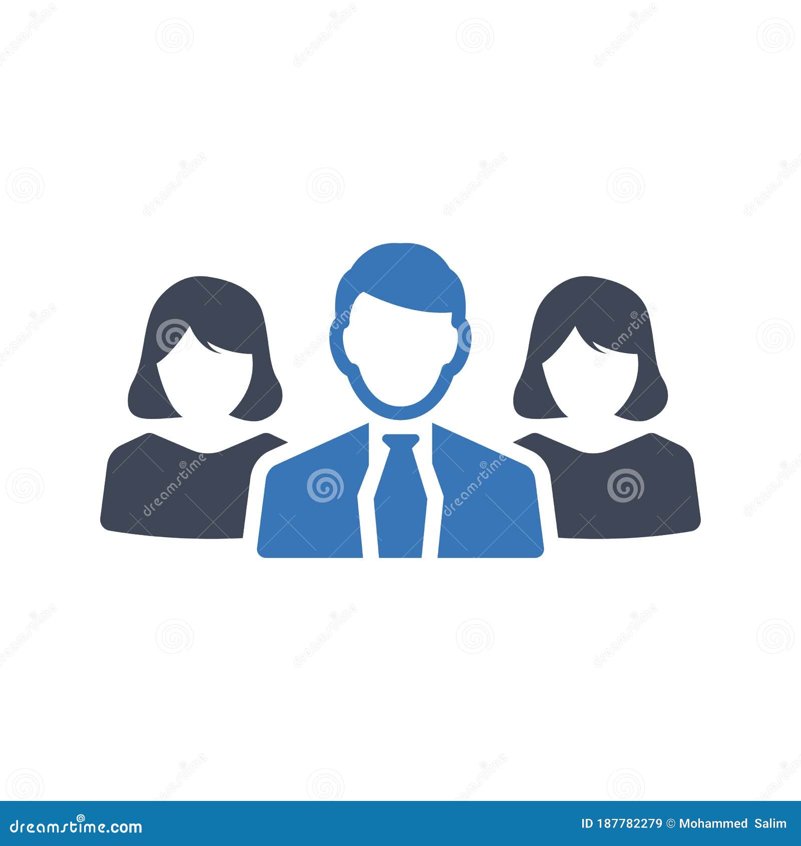 Business Team Group Icon Vector Graphics Stock Vector - Illustration of ...