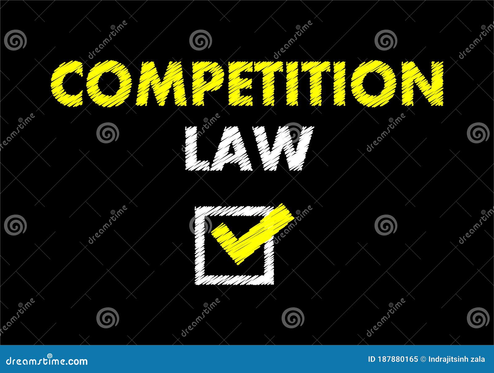 Competition Law Writing Text on Black Chalkboard. Questionnaire Stock ...