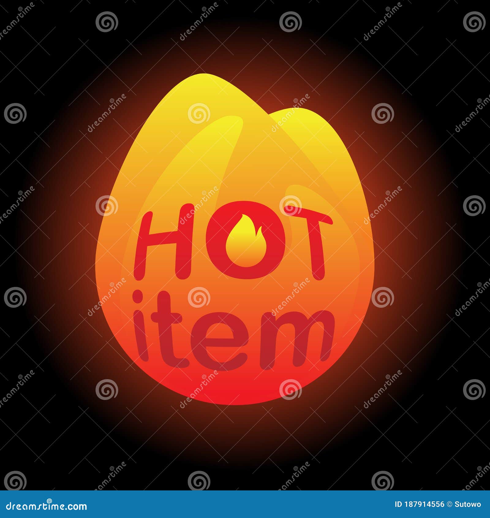 Hot Item Icon. Hot Sale. Hot Product Stock Vector - Illustration of ...