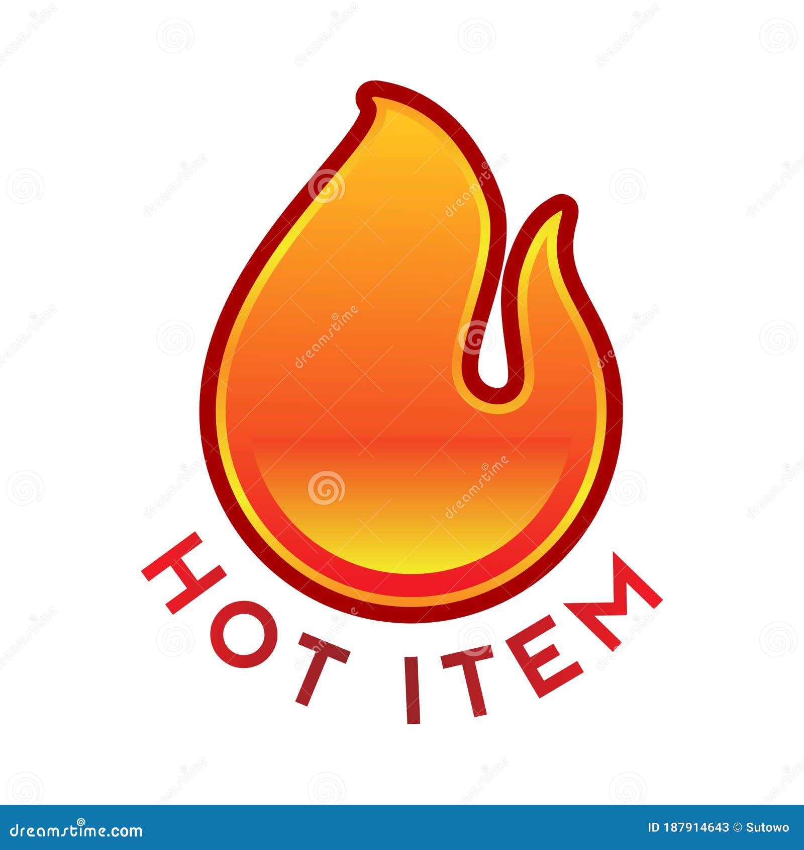 Hot Item Icon. Hot Sale. Hot Product. Eclusive Style Icon Vector ...
