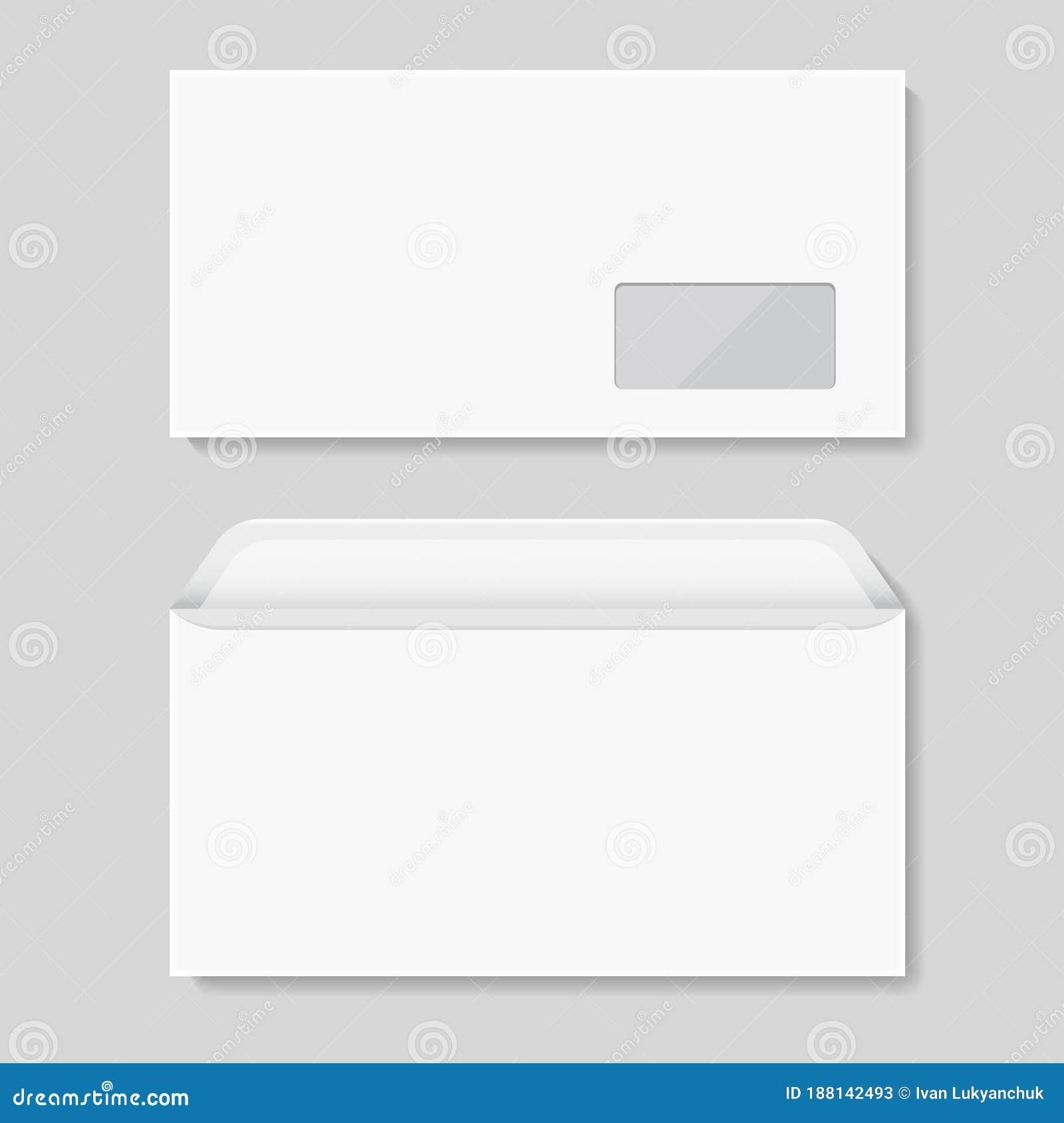 Envelope Blank Vector Illustration Stock Vector - Illustration of ...