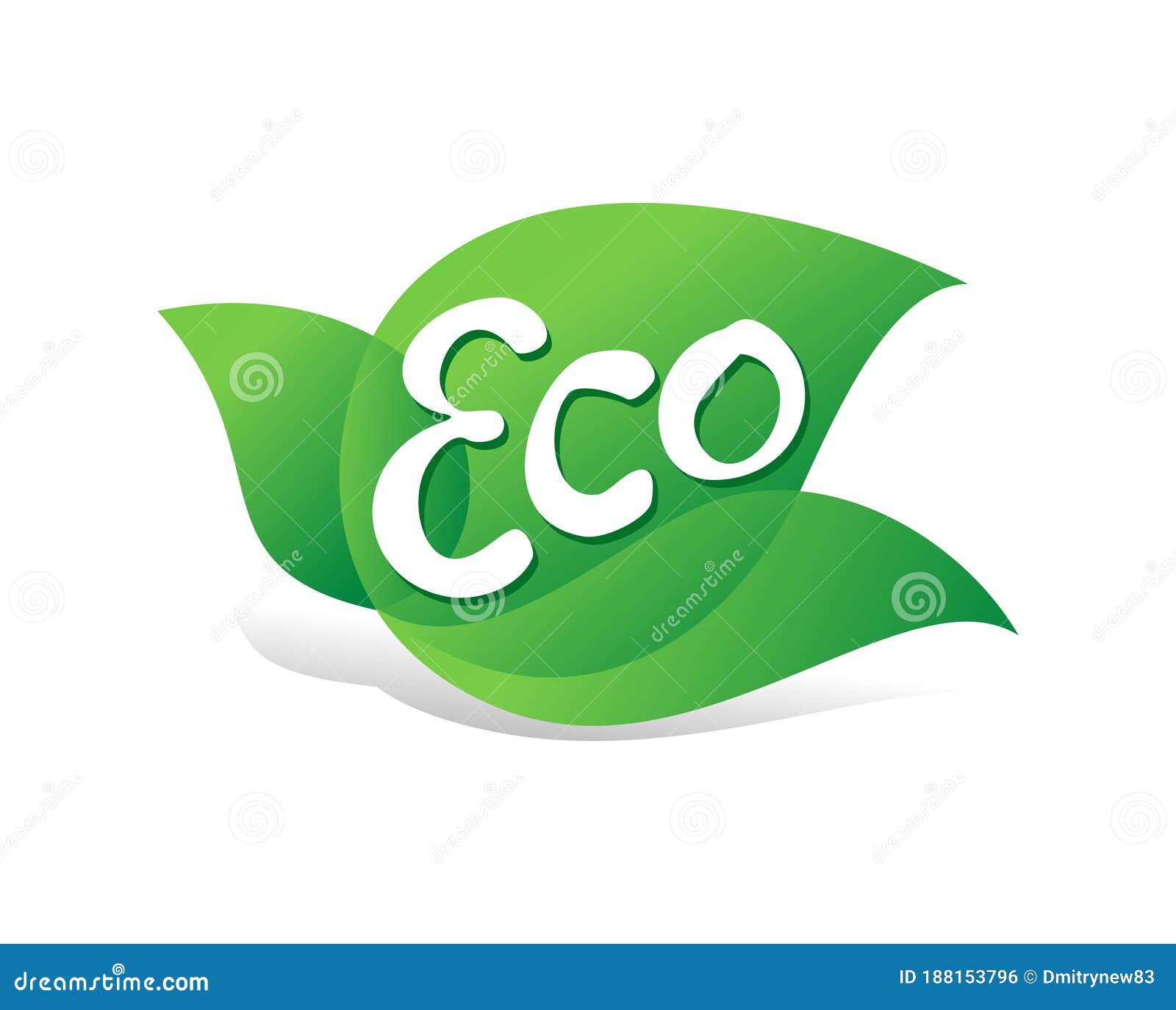 Eco Creative Sign for 100 Natural Products Stock Vector - Illustration ...