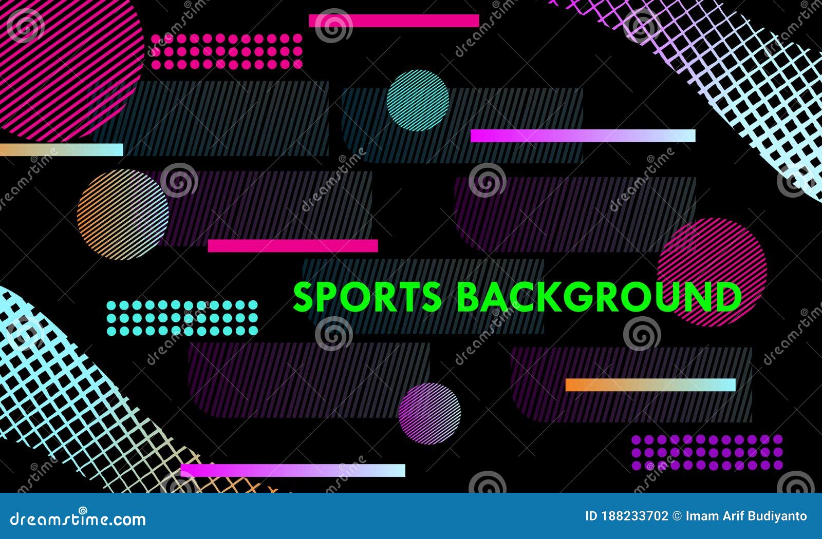 Modern Abstract Colorful Sports Backgrounds Stock Vector - Illustration ...