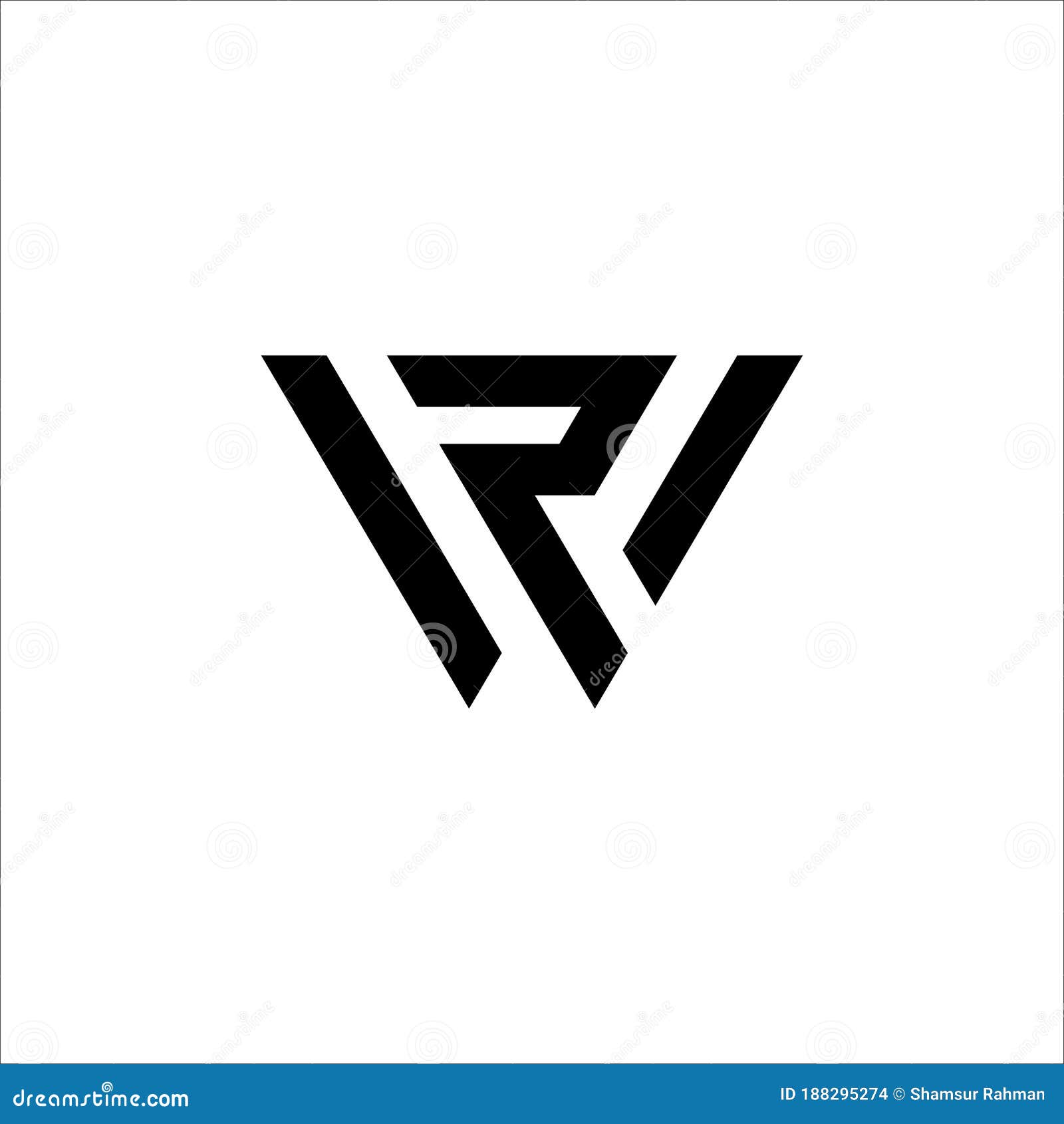 Initial Letter R Chart Bar Logo Design And Bussiness Card Vector ...