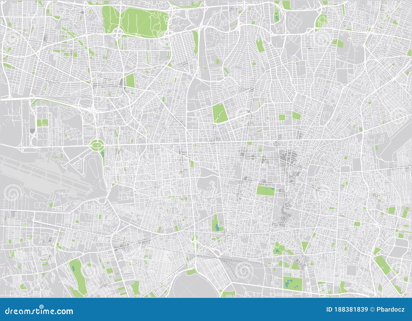 Vector city map of Tehran. stock vector. Illustration of east - 188381839